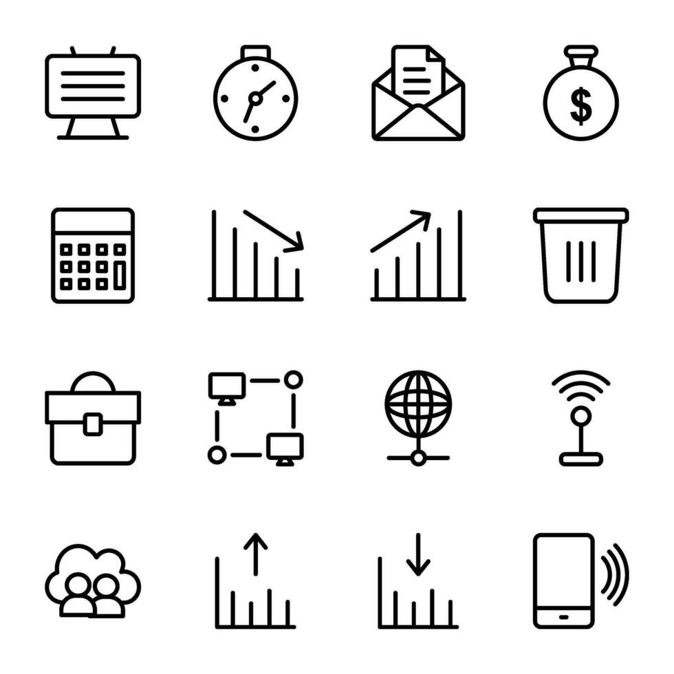 Web Design Line Vector Icons 5 28244015 Vector Art at Vecteezy