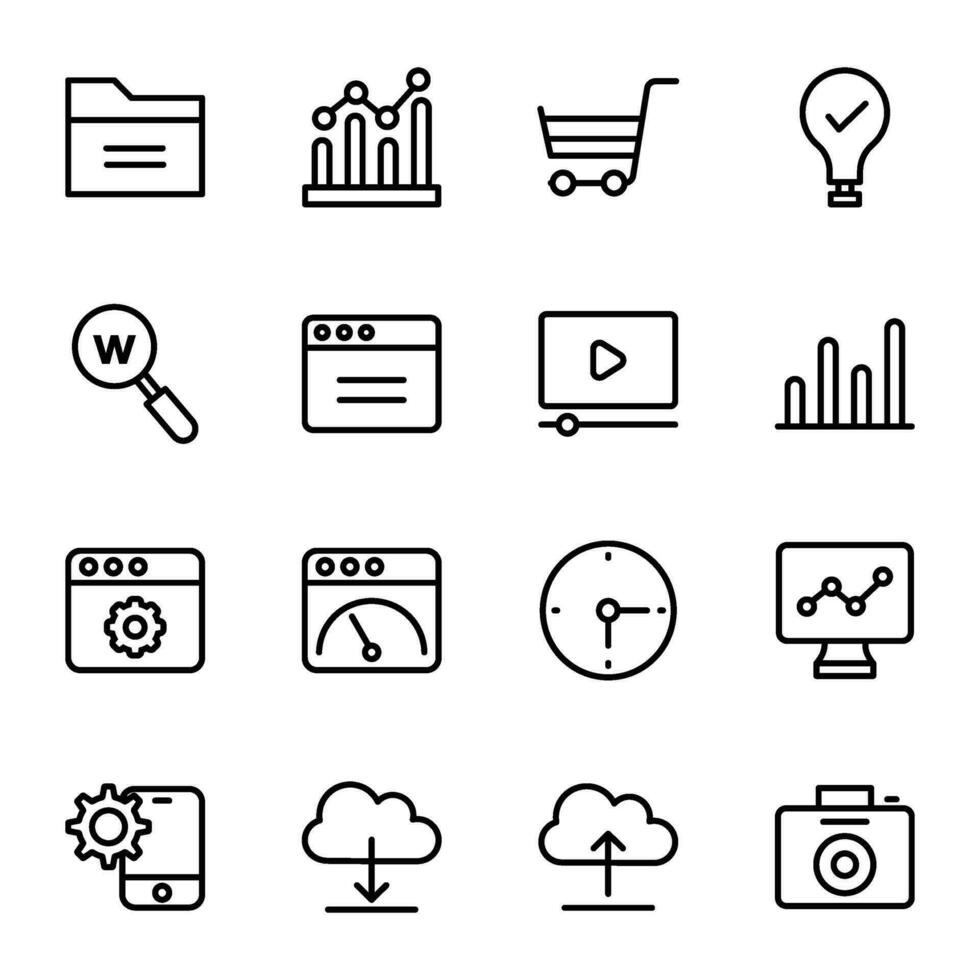 Web Design Line Vector Icons 5 28244021 Vector Art at Vecteezy Web Design Line Vector Icons 5 28244021 Vector Art at Vecteezy