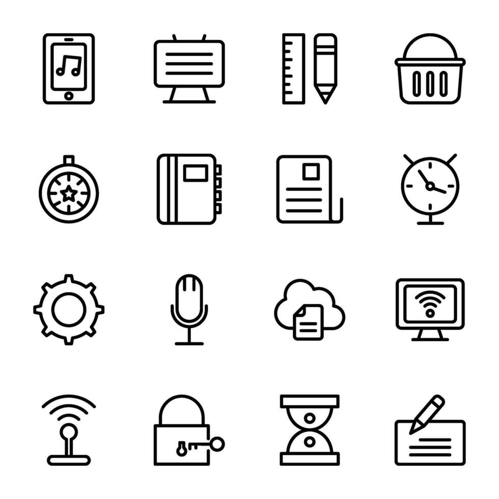 Web Design Line Vector Icons 2 28244022 Vector Art at Vecteezy