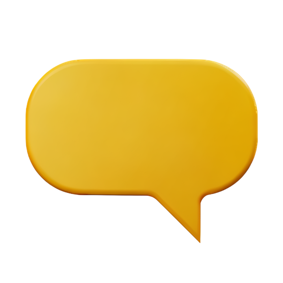 speech bubble 3d icon illustration 28244640 PNG