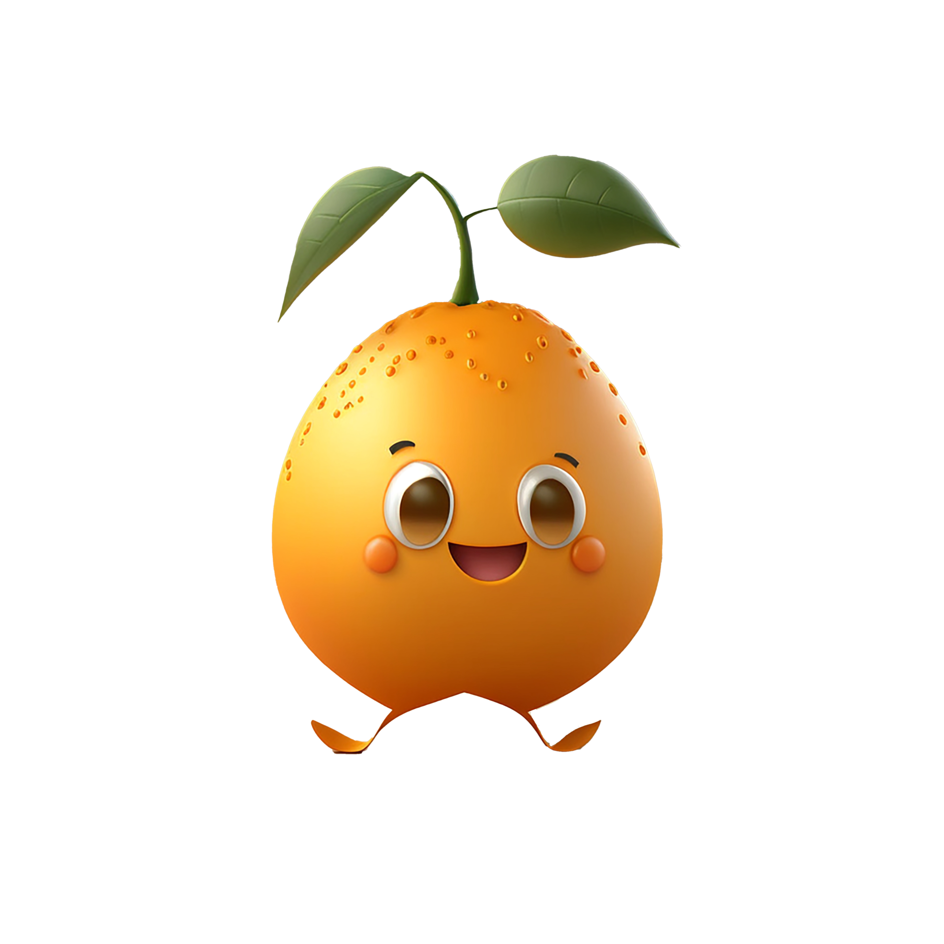 Free fruits png, cute funny fruit vegetable character, cartoon style ...