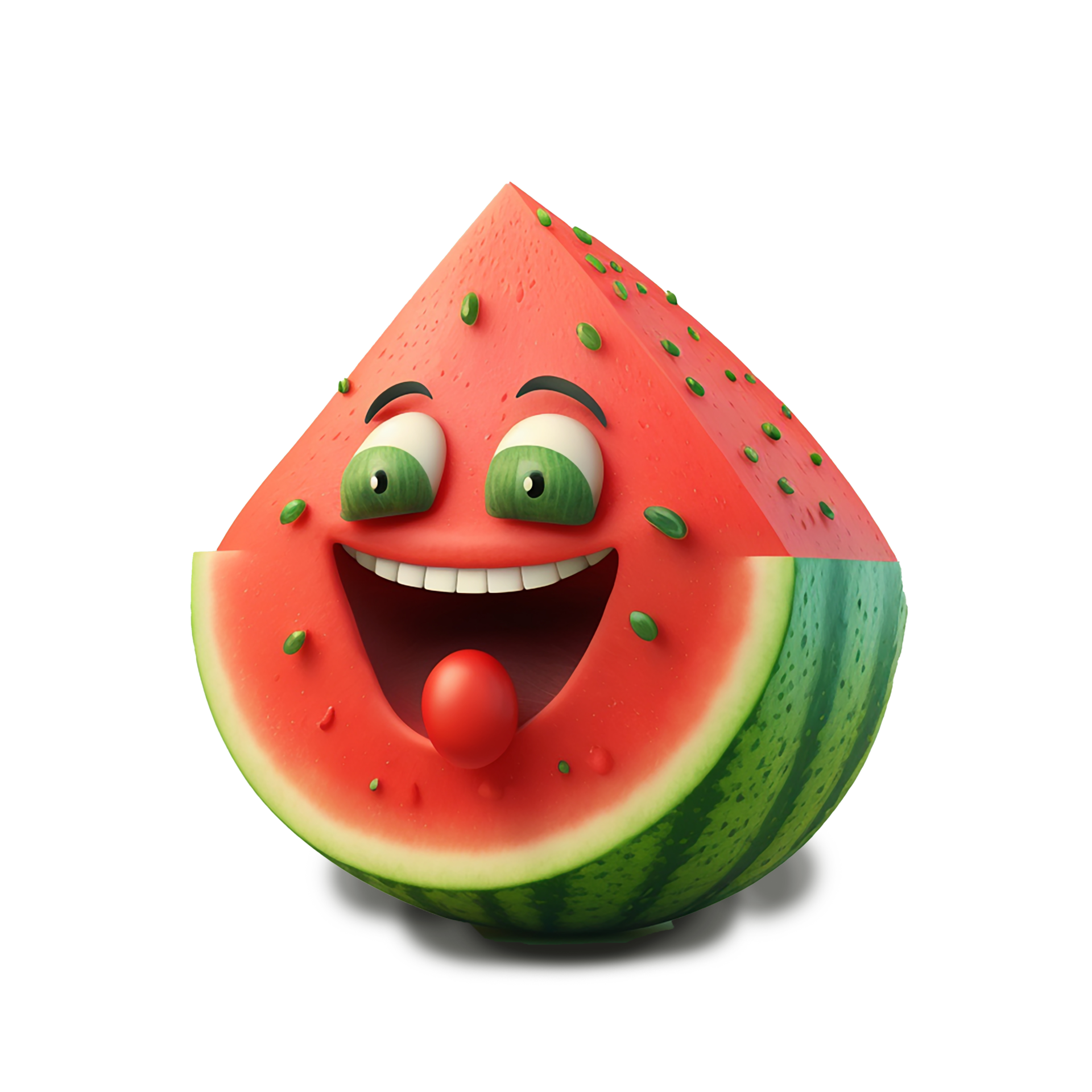 Free fruits png, cute funny fruit vegetable character, cartoon style ...