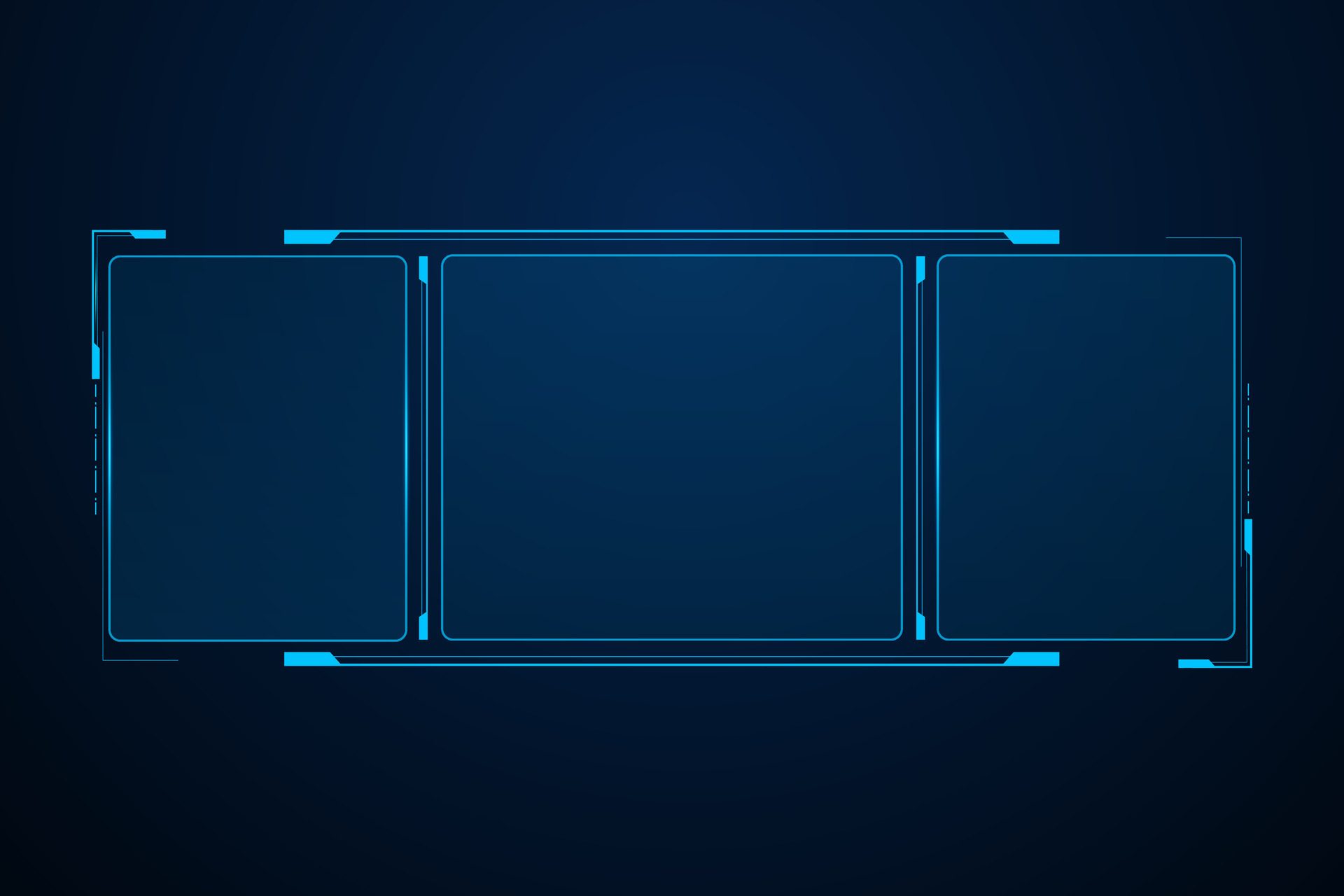 Sci Fi Futuristic User Interface Hud Template Frame Design Technology Abstract Background