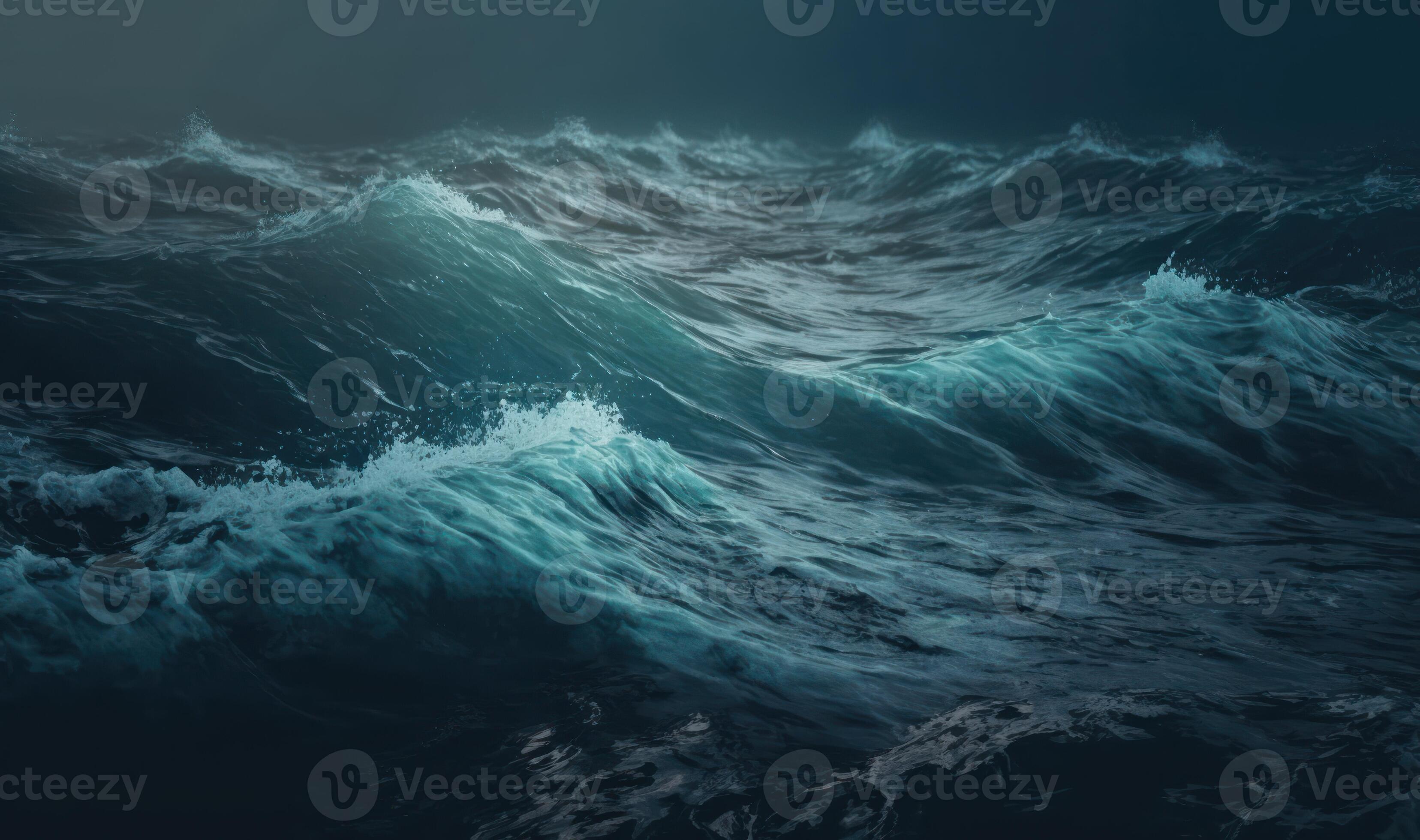 Ethereal Deep Sea Waves Texture for Professional Backgrounds 28263138 ...
