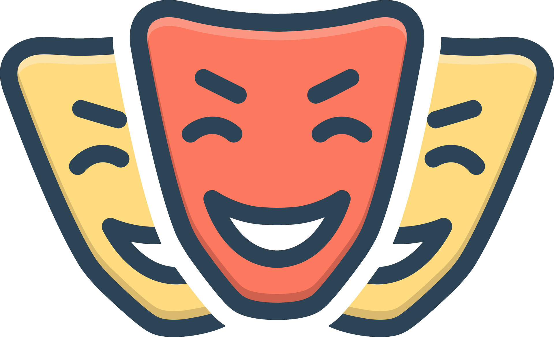 color icon for comedy 28263168 Vector Art at Vecteezy