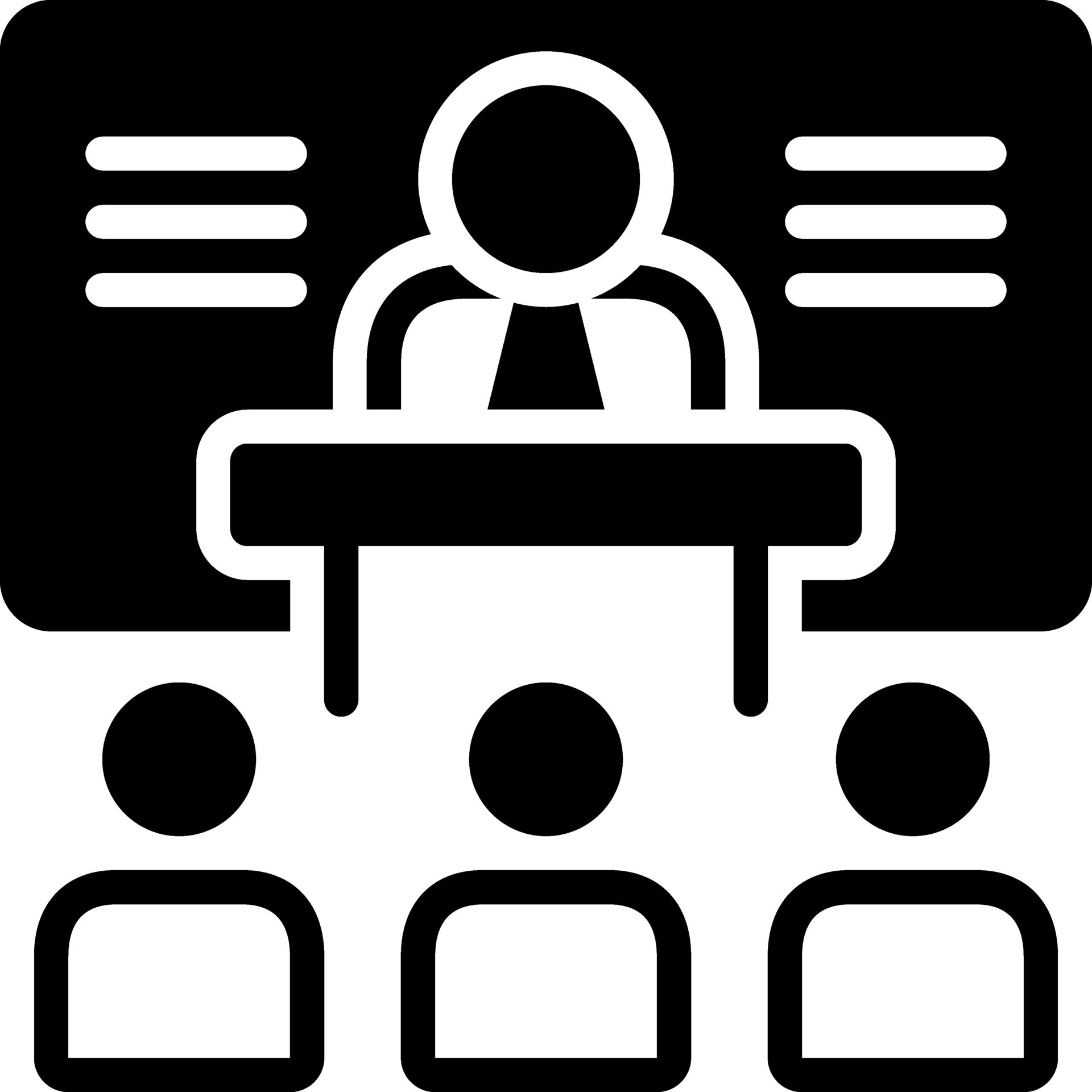 solid icon for training 28263197 Vector Art at Vecteezy