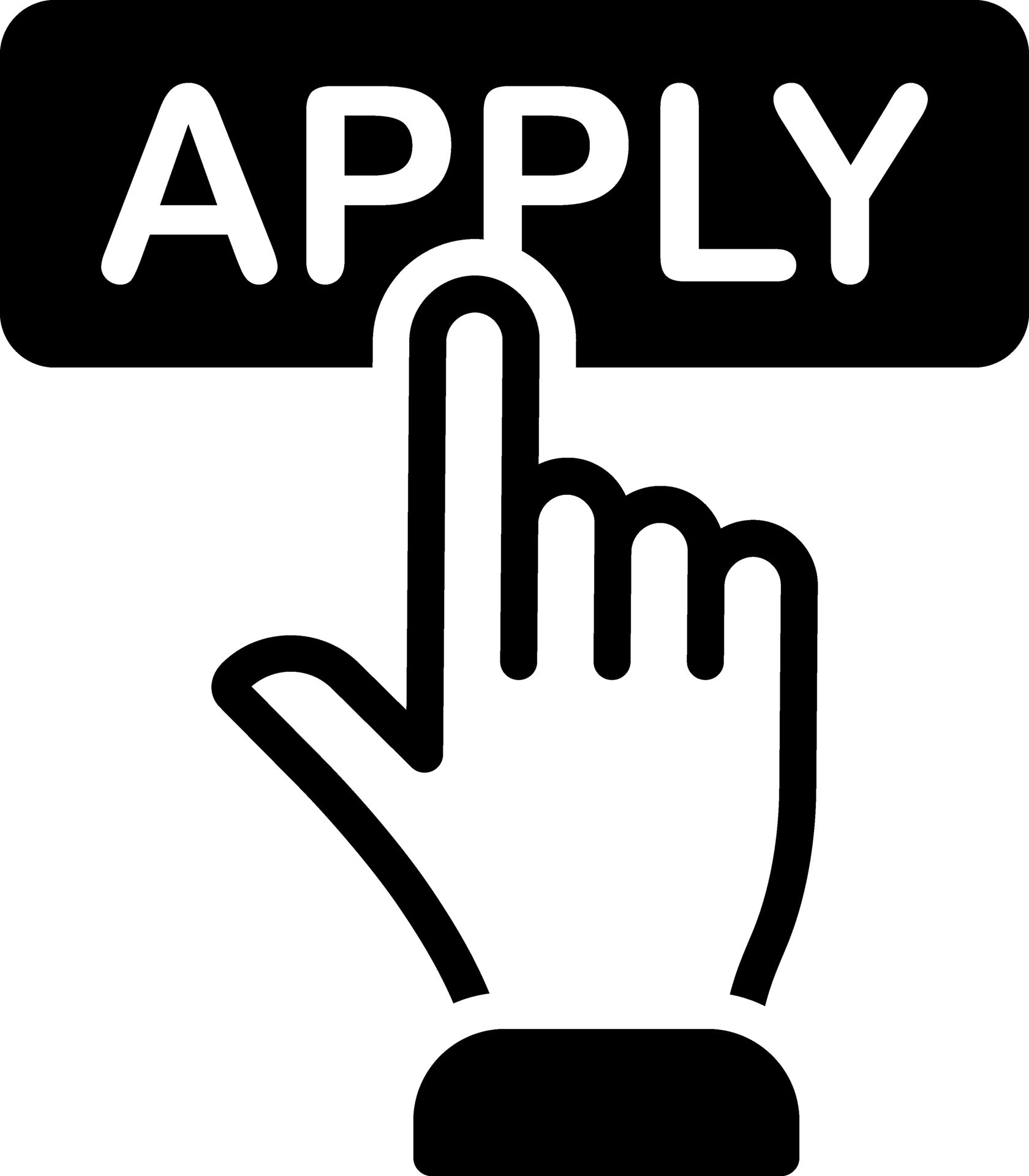 solid icon for apply 28263412 Vector Art at Vecteezy