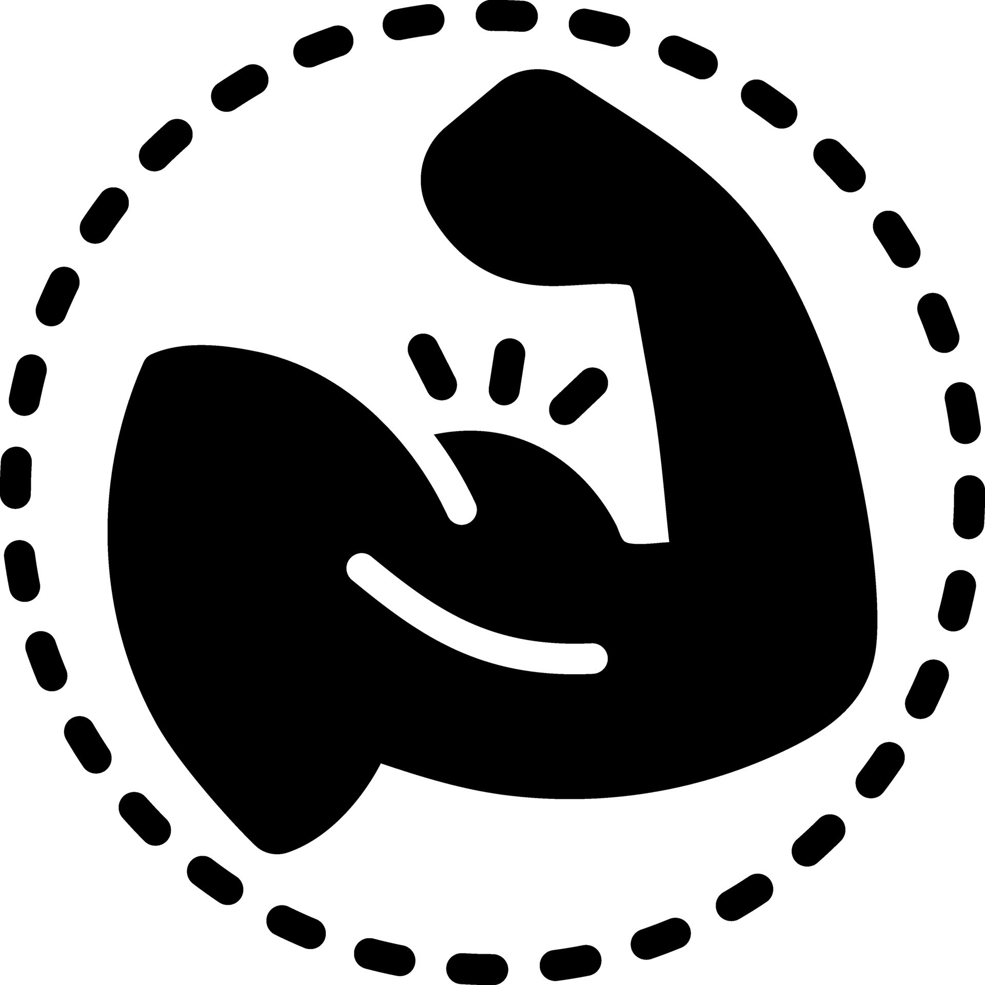 solid icon for powerful 28263455 Vector Art at Vecteezy