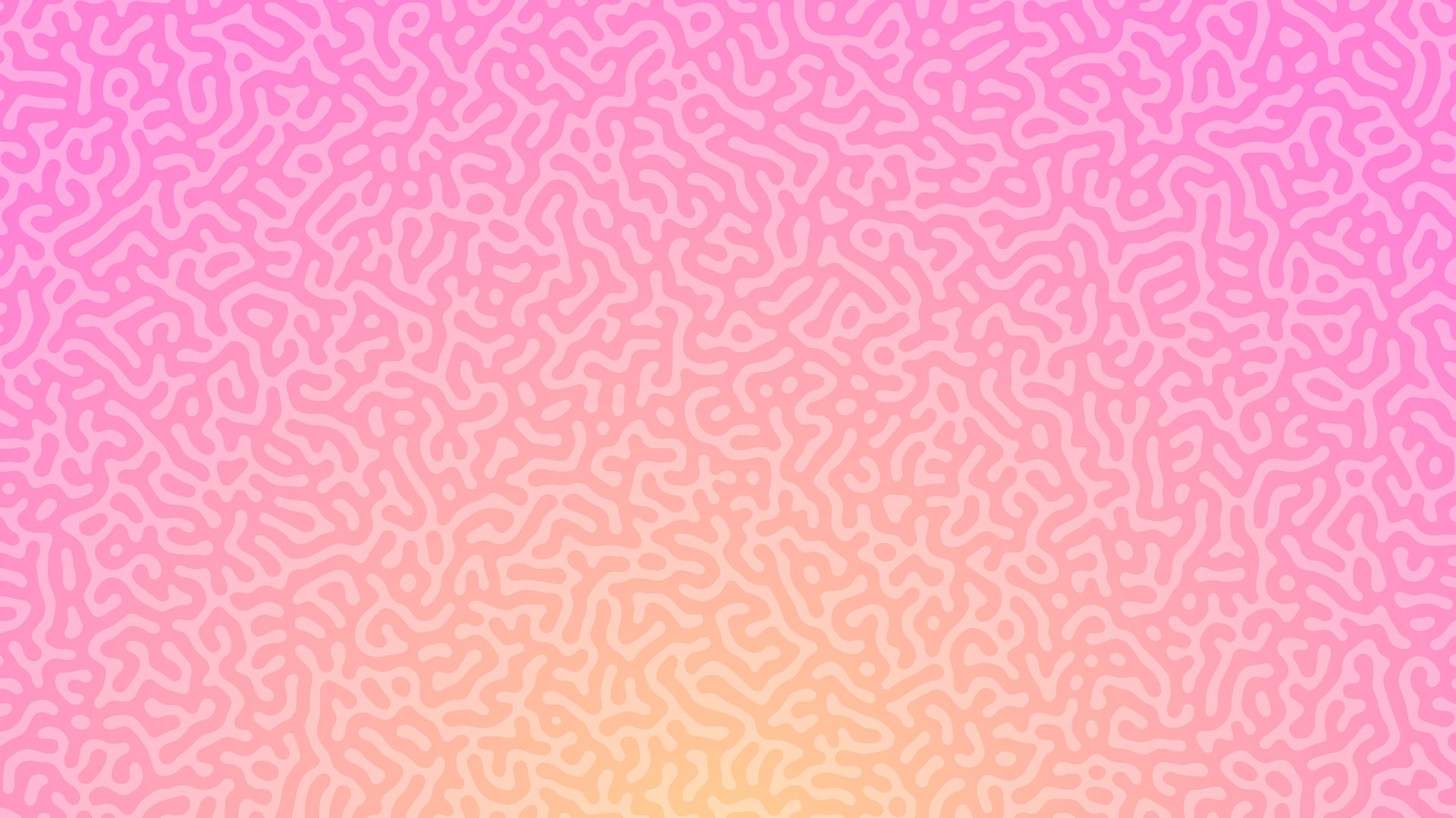 Pink Turing Reaction Gradient Background Abstract Diffusion Pattern