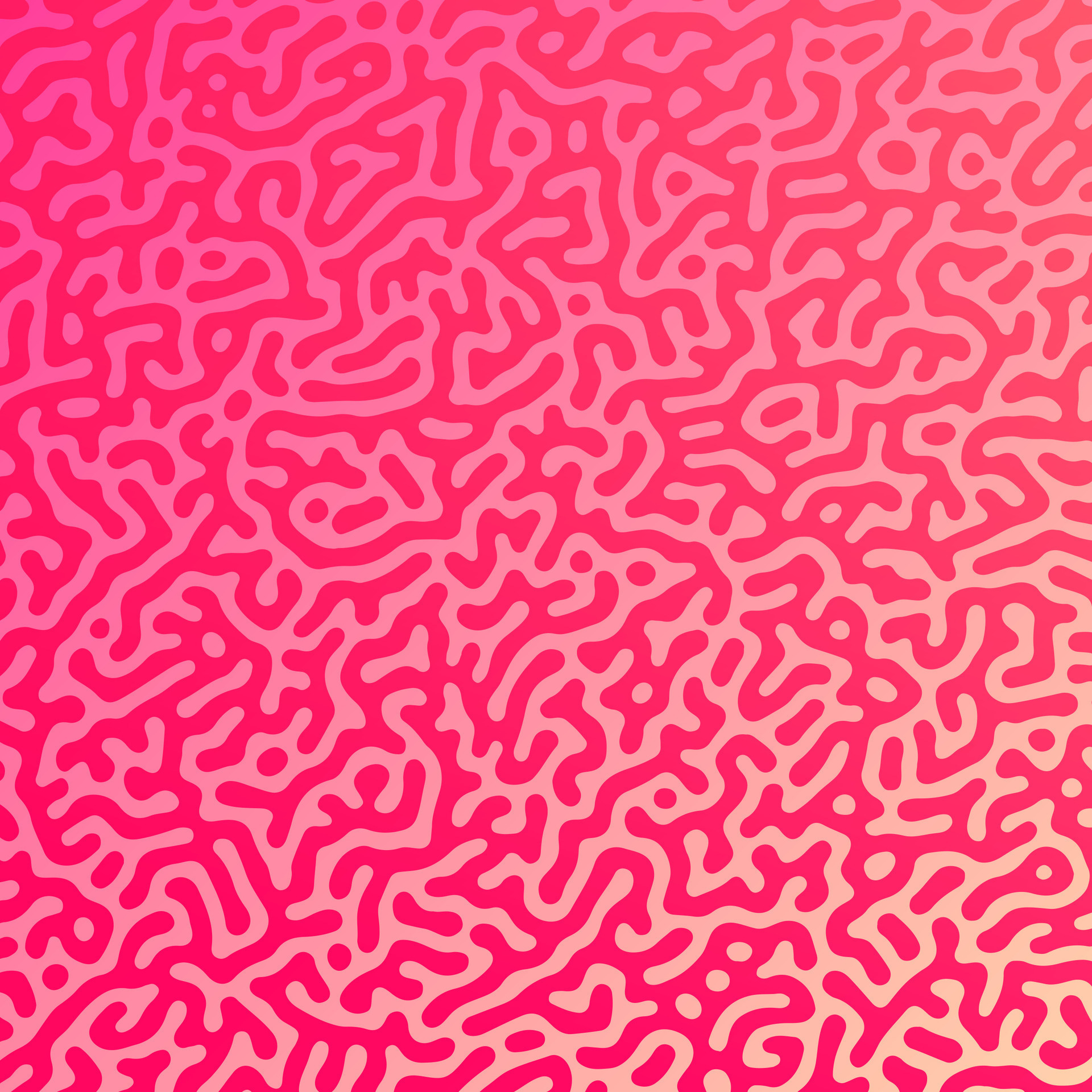 Pink Turing Reaction Gradient Background Abstract Diffusion Pattern