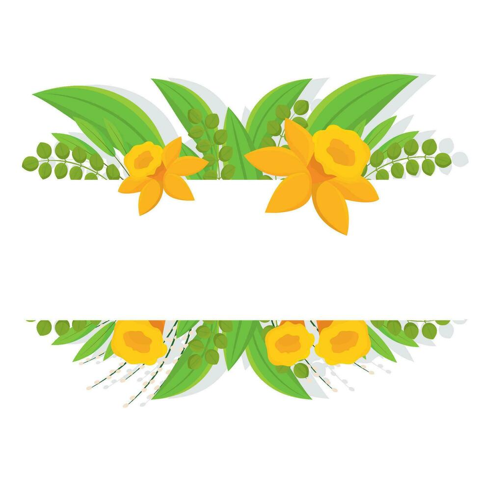 Floral Banner Clip Art