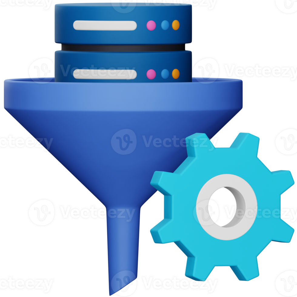 Data filtering 3d rendering isometric icon. 28272858 PNG Data filtering 3d rendering isometric icon. 28272858 PNG
