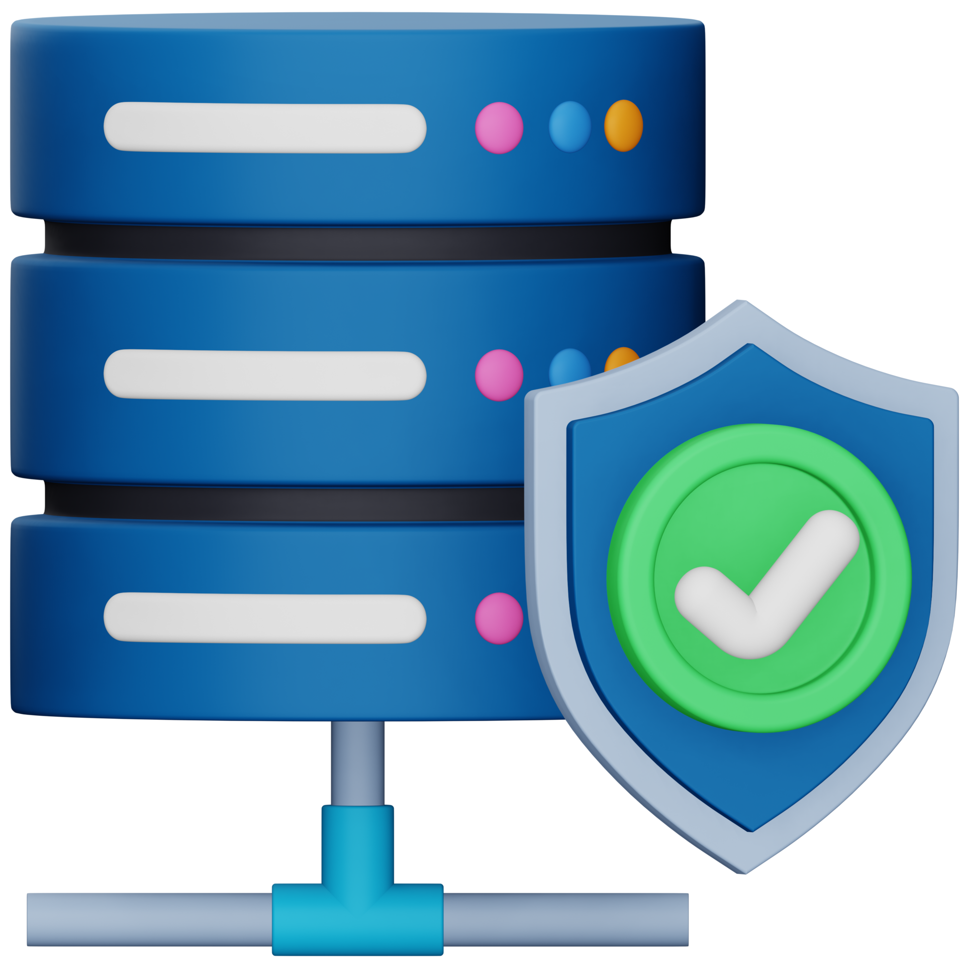 Hosting 3d Rendering Isometric Icon 28272866 Png