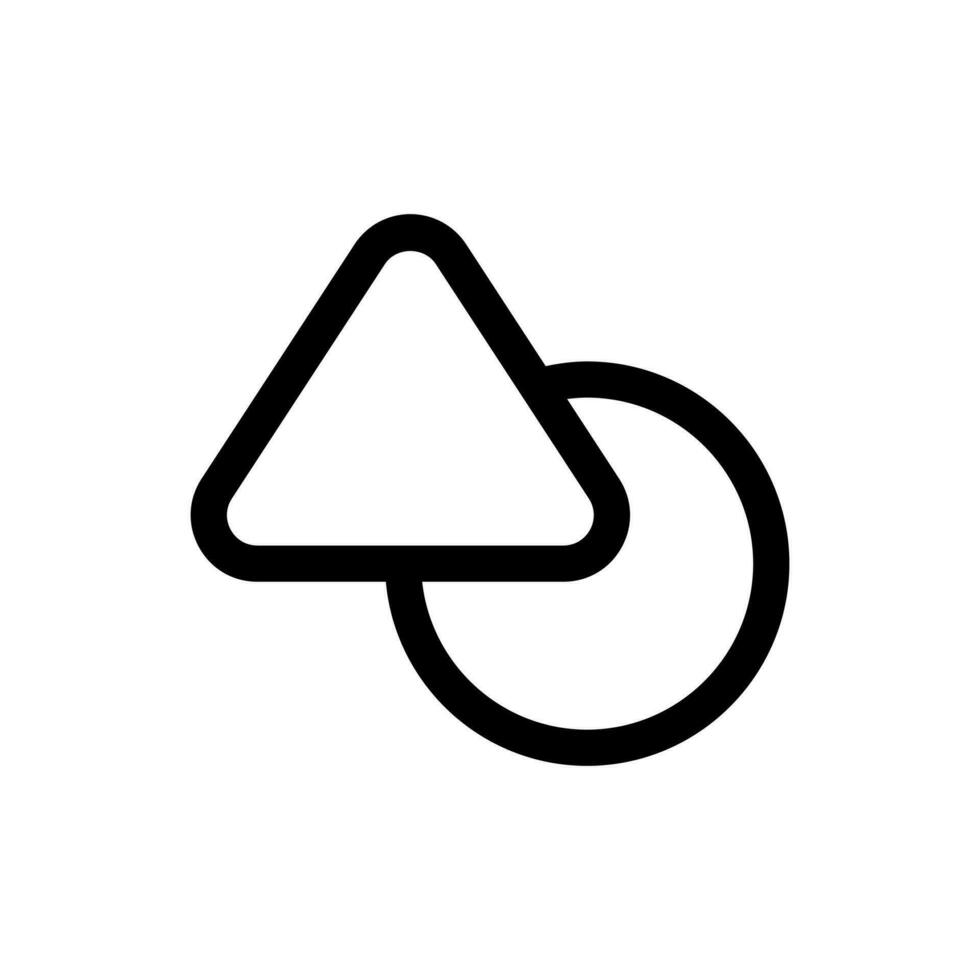 formas herramienta icono en de moda plano estilo aislado en blanco ...