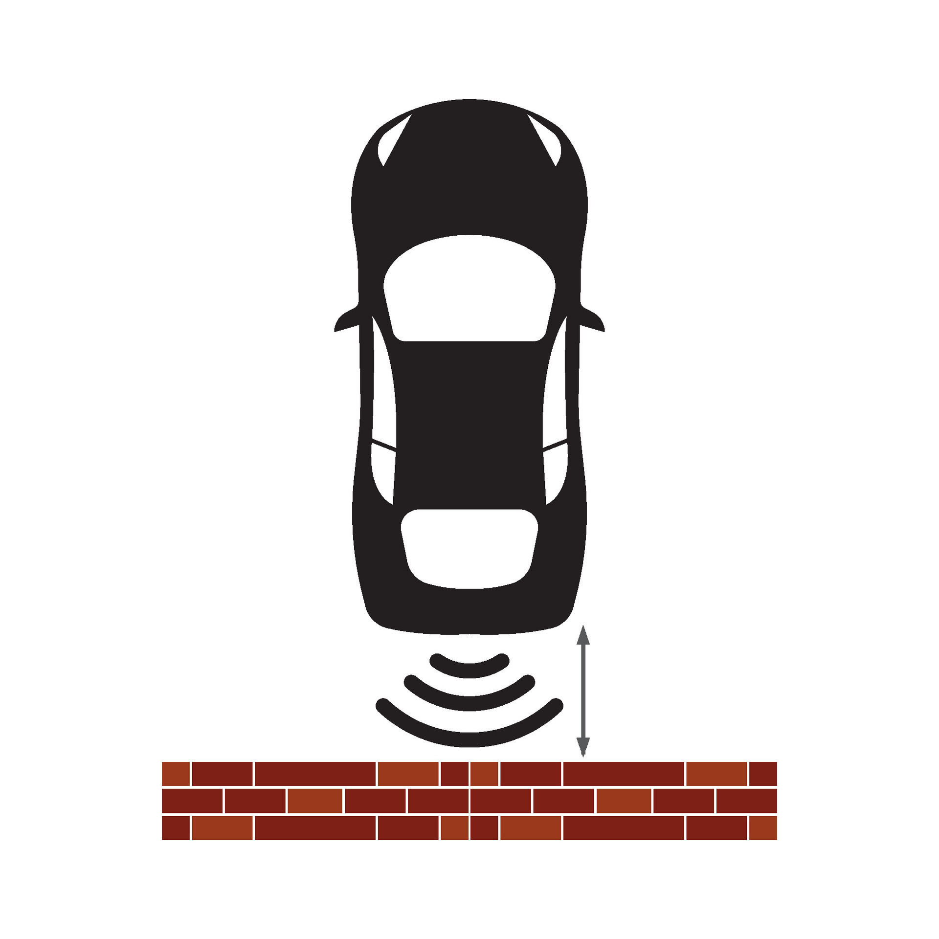 Car parking sensor signal icon 28281327 Vector Art at Vecteezy