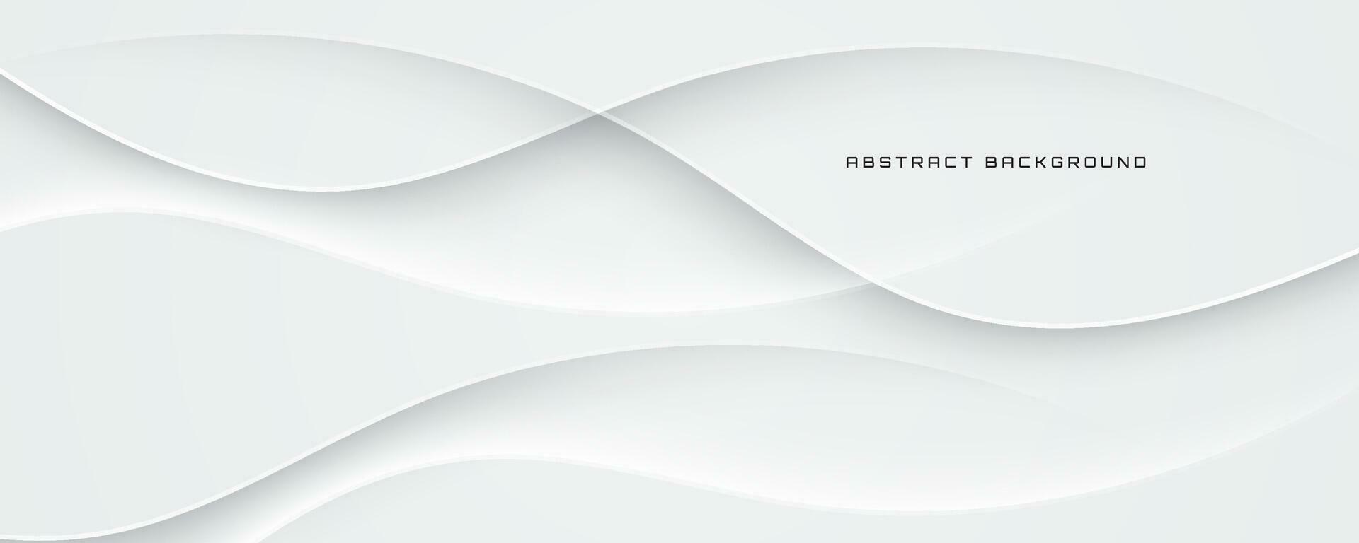 3d White Geometric Abstract Background Overlap Layer On Bright Space