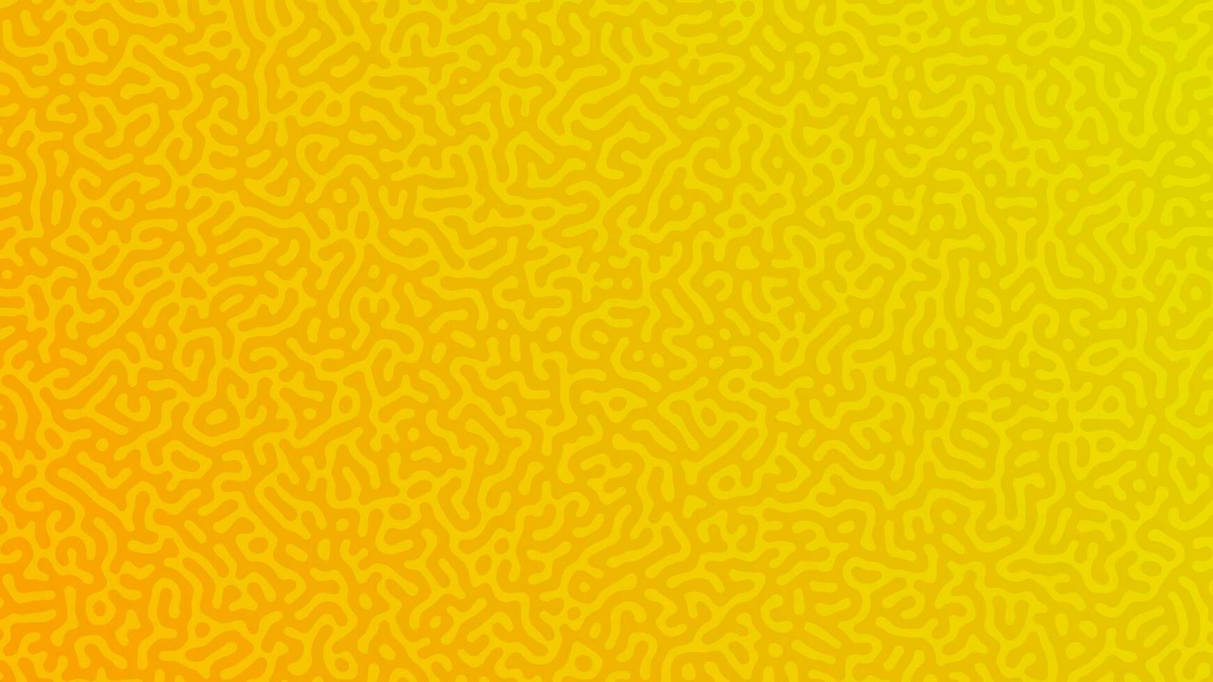 Yellow Turing Reaction Gradient Background Abstract Diffusion Pattern