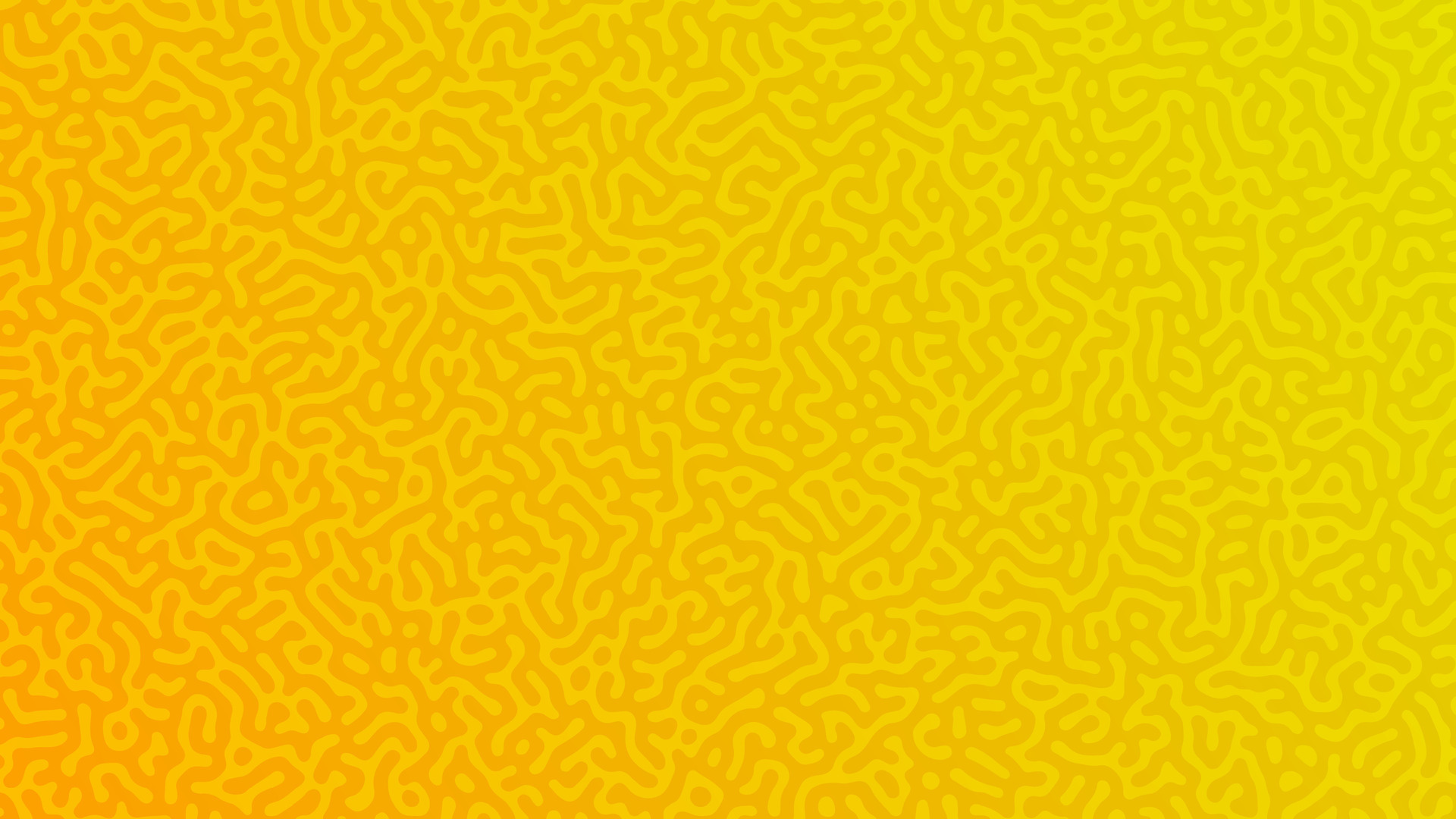 Yellow Turing Reaction Gradient Background Abstract Diffusion Pattern With Chaotic Shapes