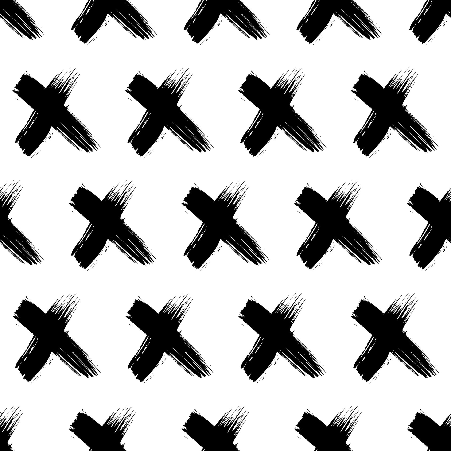 Seamless pattern with hand drawn cross symbols 28283985 Vector Art at ...