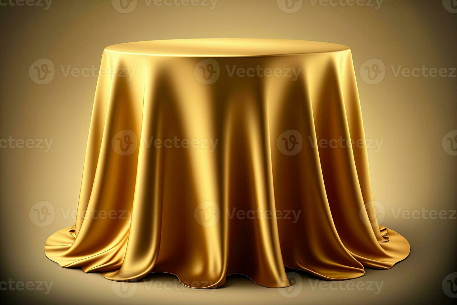 Tablecloth made of elegant gold silk. trade show display. Background ... Tablecloth made of elegant gold silk. trade show display. Background ...