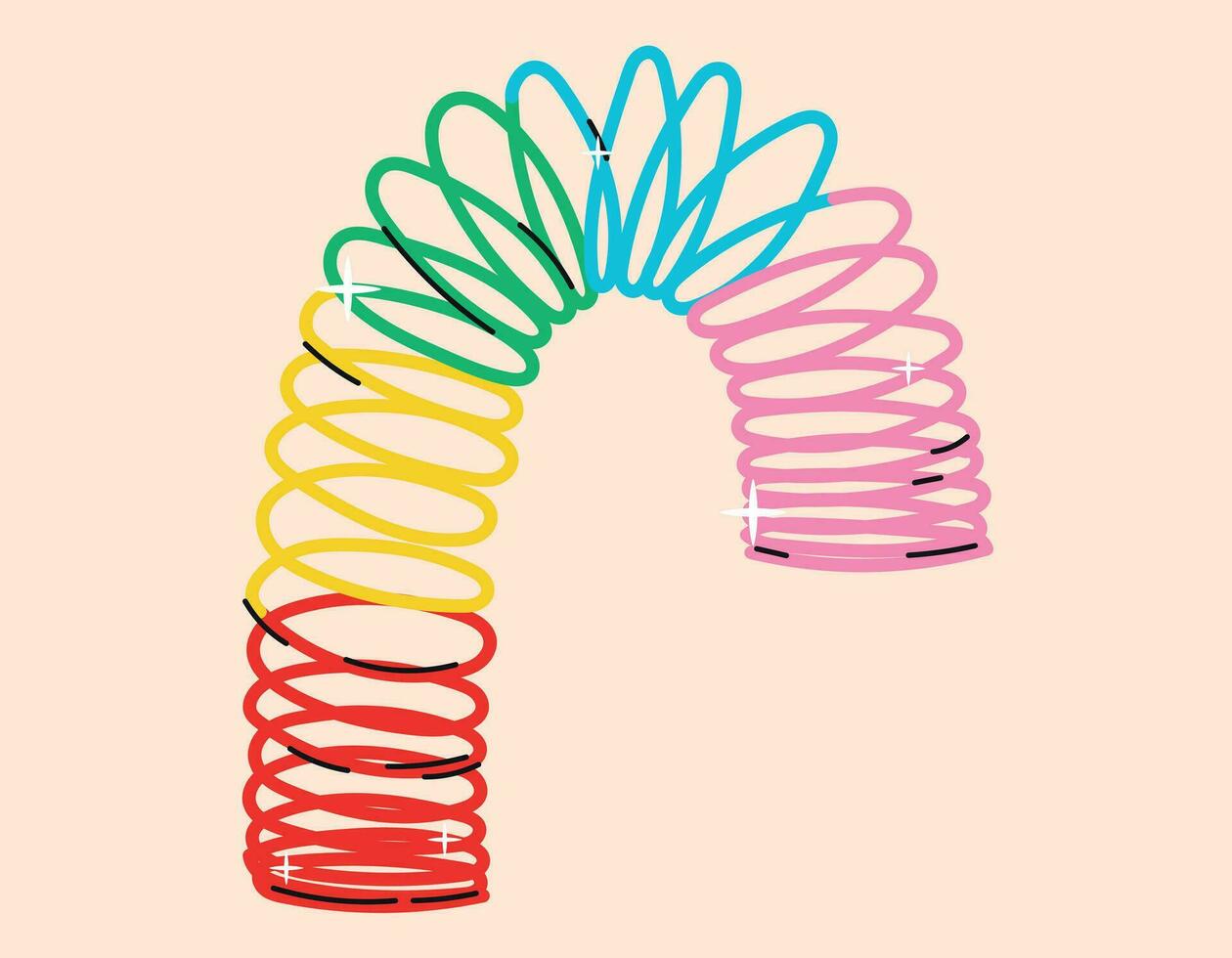 Cartoon Slinky