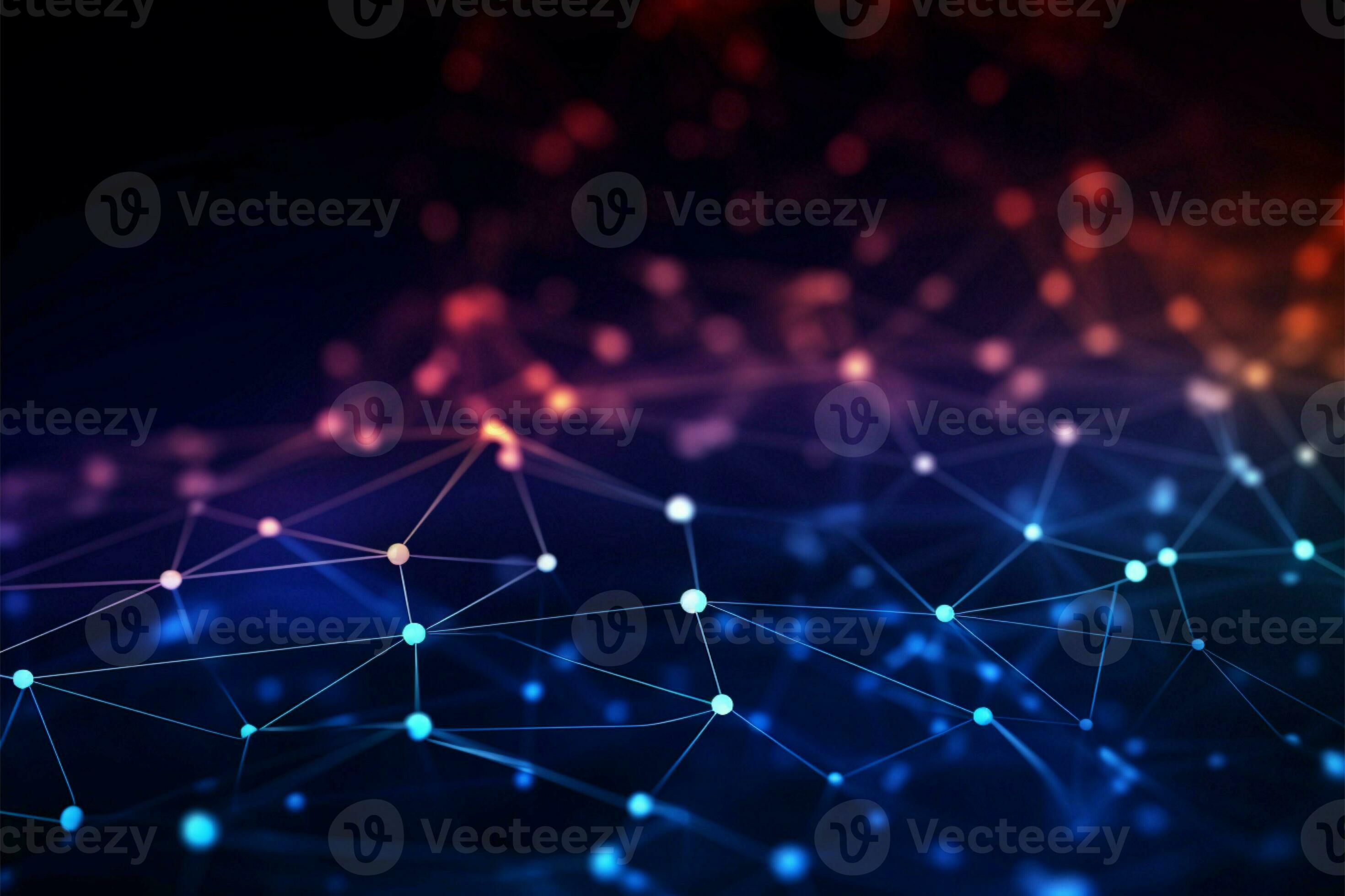 Connection themed gradient background evokes futuristic unity and ...
