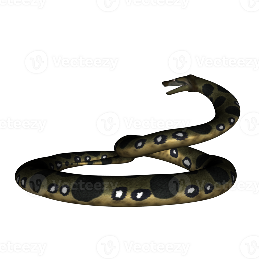 Snake isolated 3d 28292400 PNG