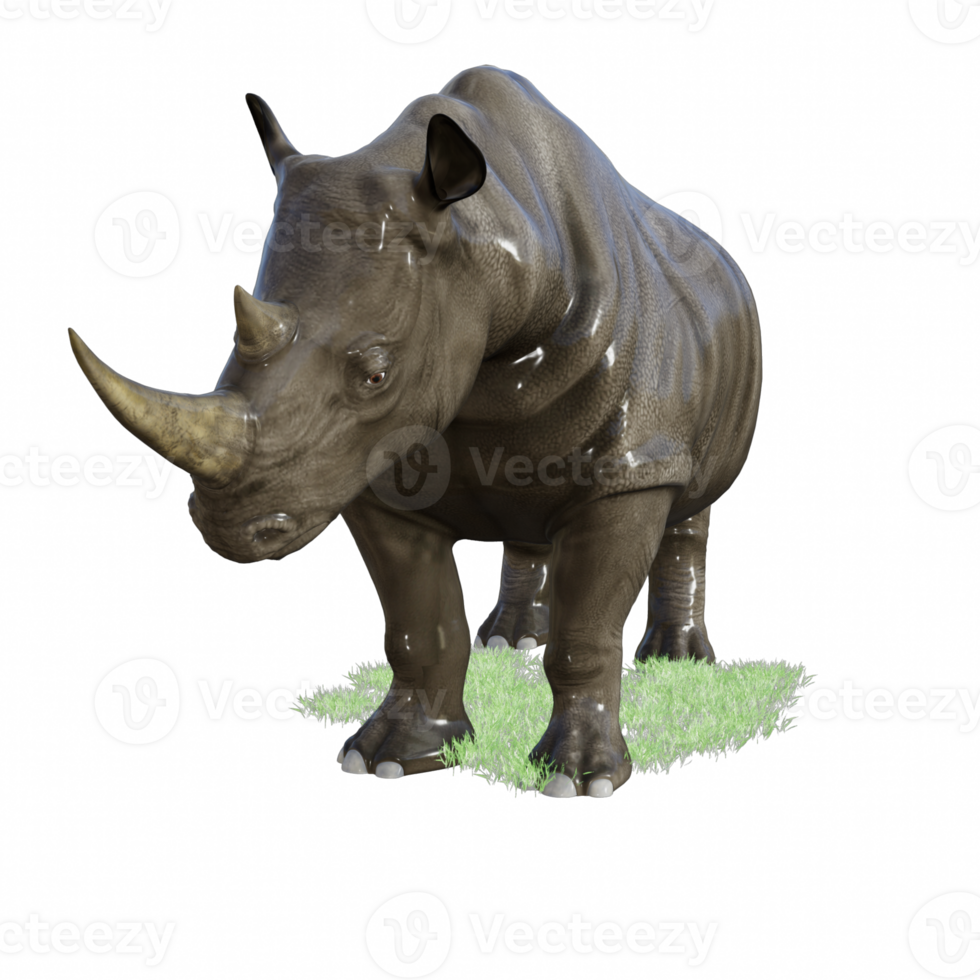 Rhinoceros Isolated 3d 28292461 Png