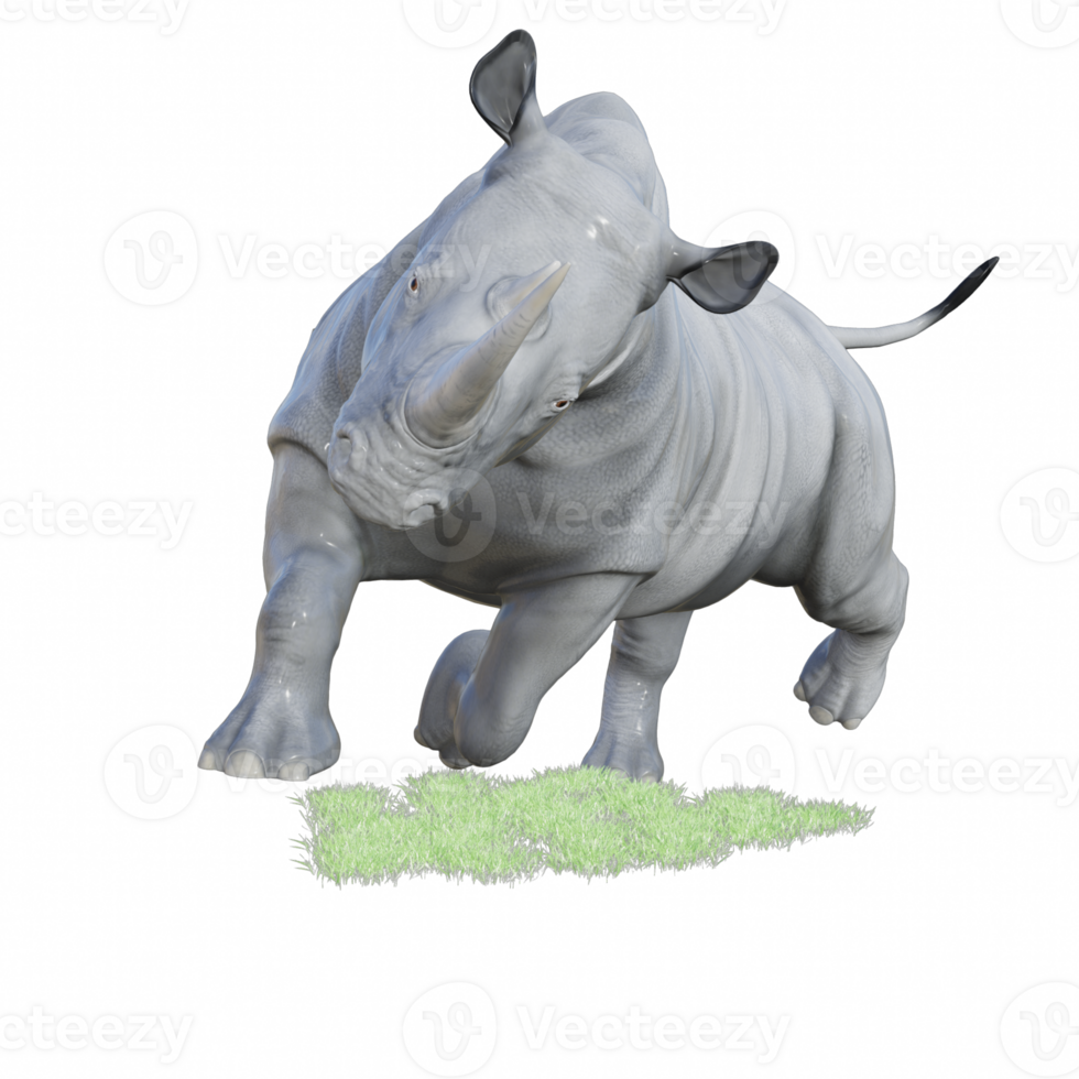 Rhinoceros Isolated 3d 28292482 Png