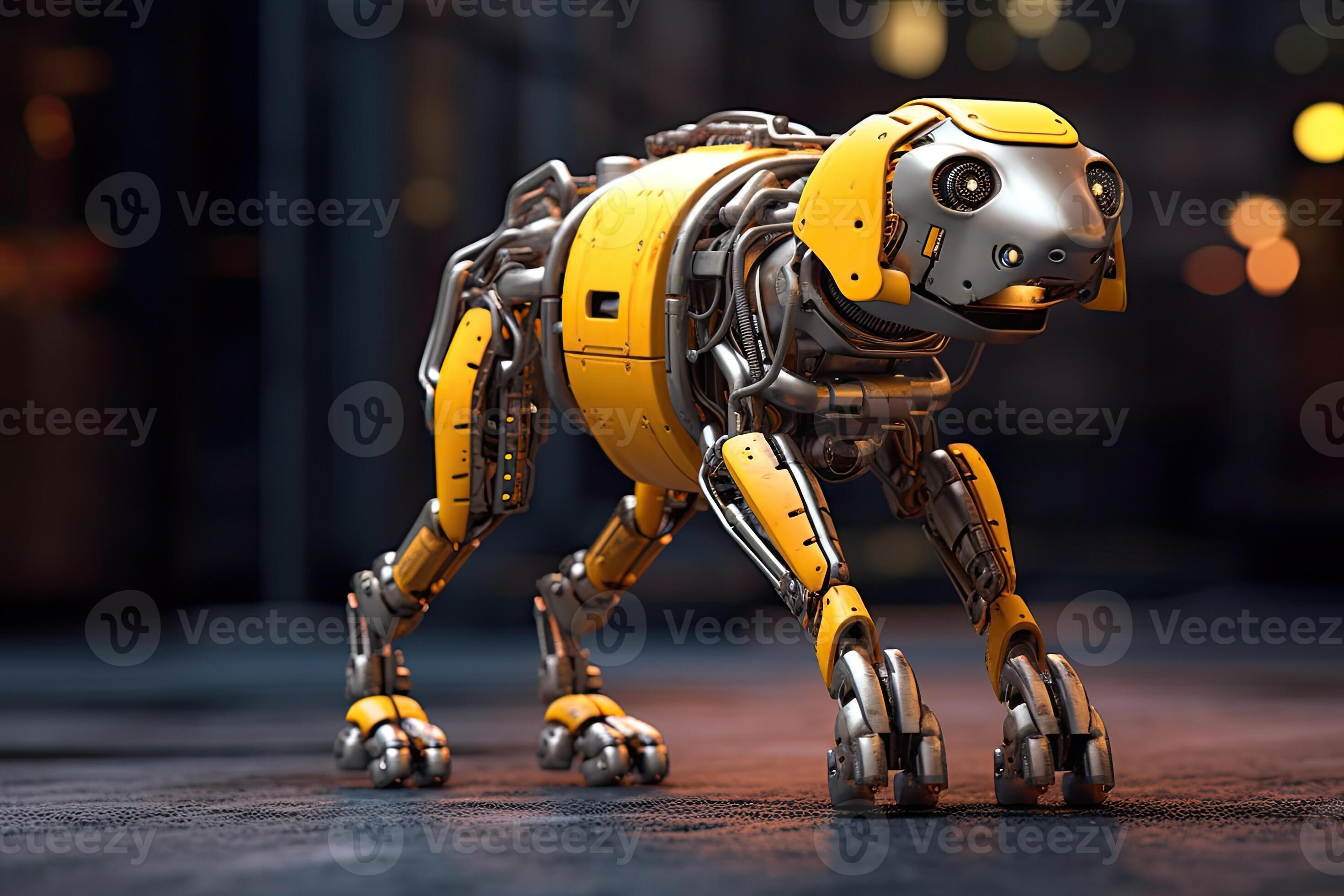 Ai, Robotic dog. Generative Ai 28296375 Stock Photo at Vecteezy