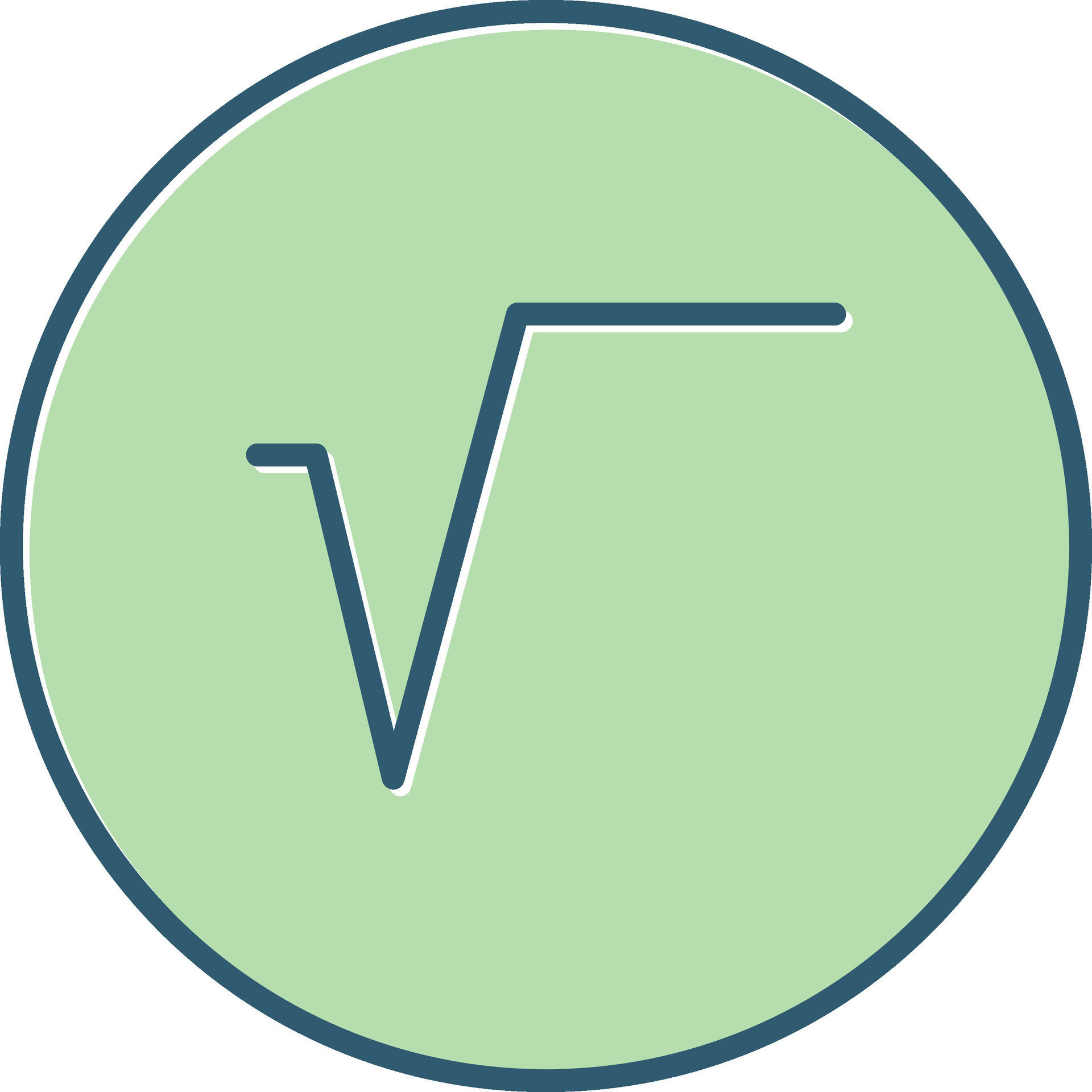 Square Root Symbol Vector Icon 28304817 Vector Art At Vecteezy