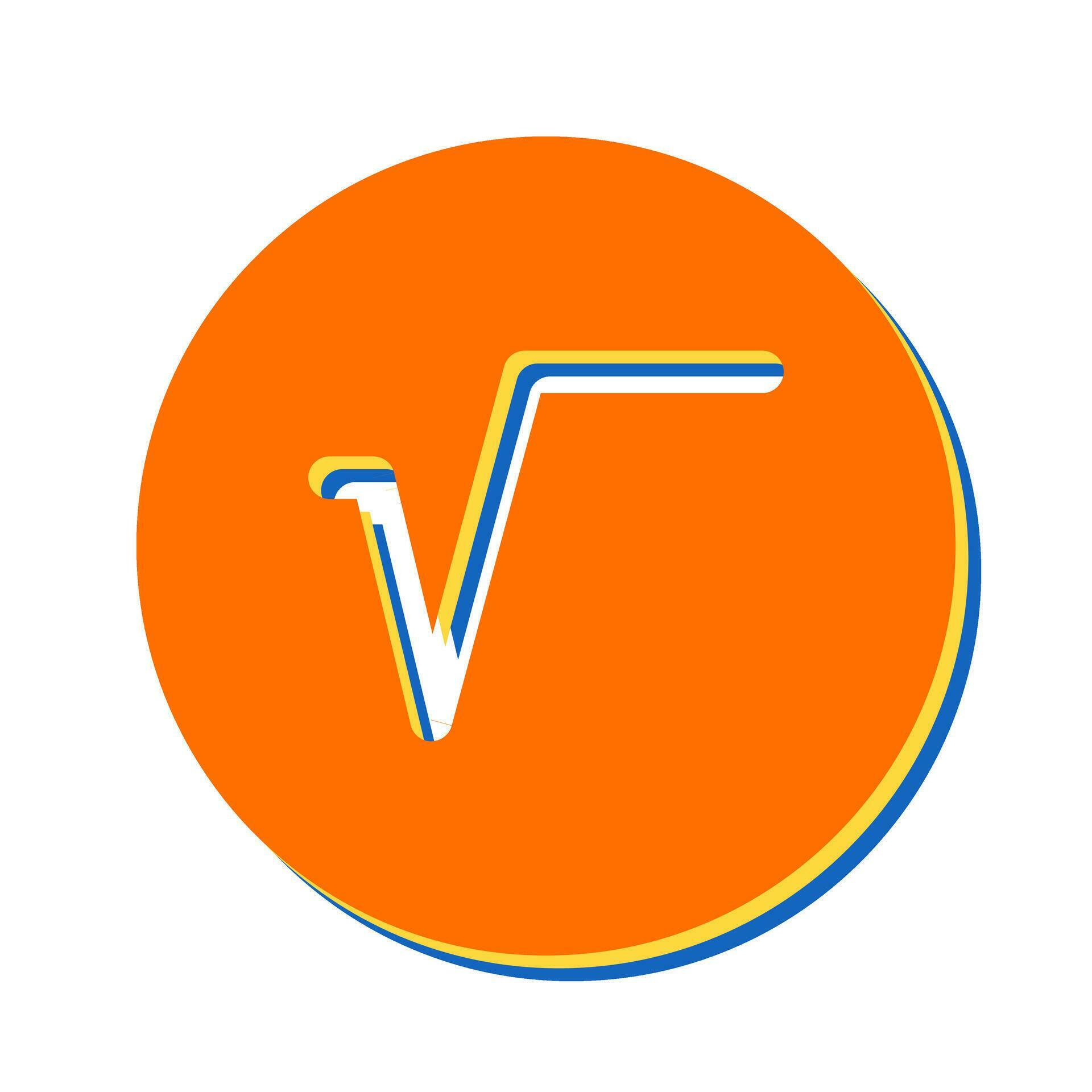 Square Root Symbol Vector Icon 28307212 Vector Art At Vecteezy