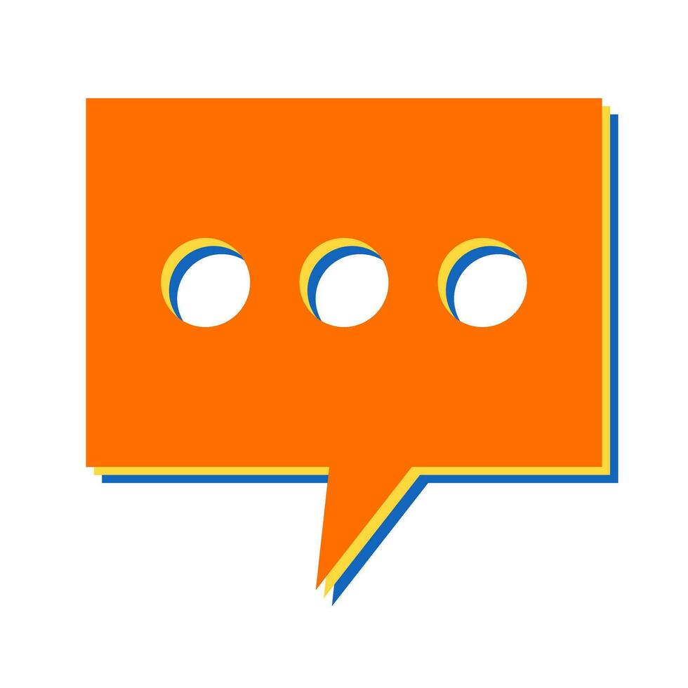 Single Message Bubble Vector Icon 28309034 Vector Art at Vecteezy