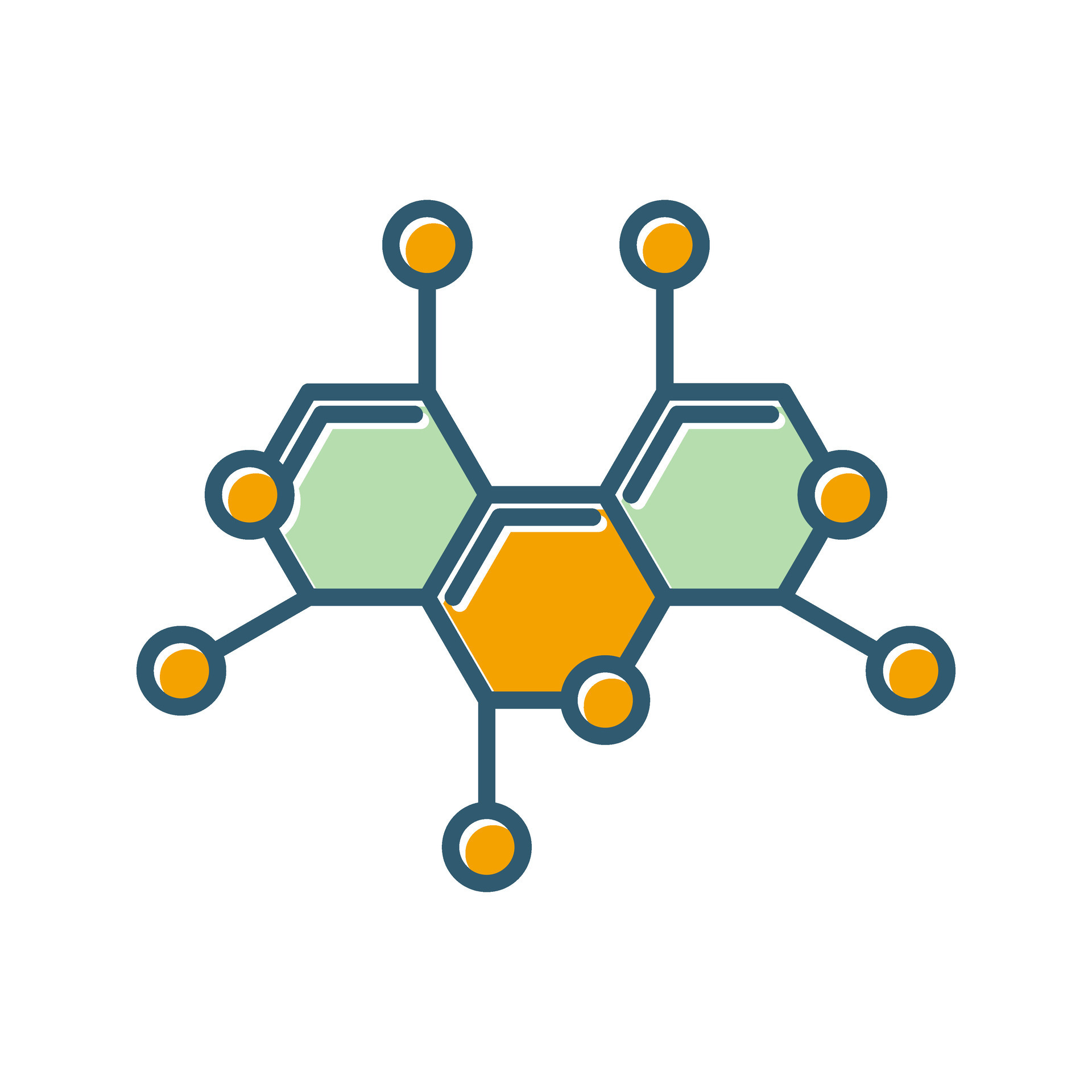 Molecule Structure Vector Icon 28309509 Vector Art At Vecteezy