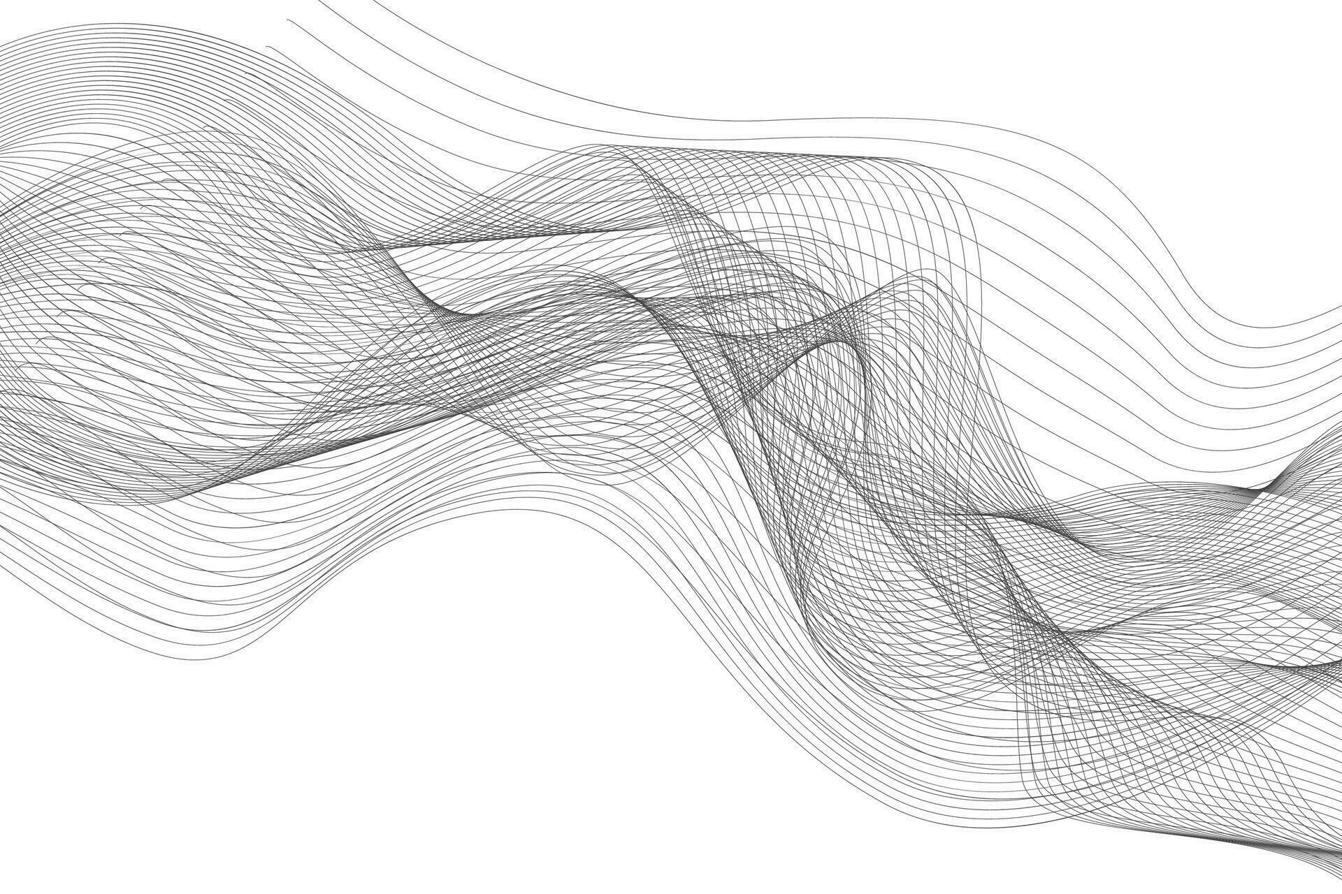 Abstract futuristic wave flow line motion graphic technology background ...