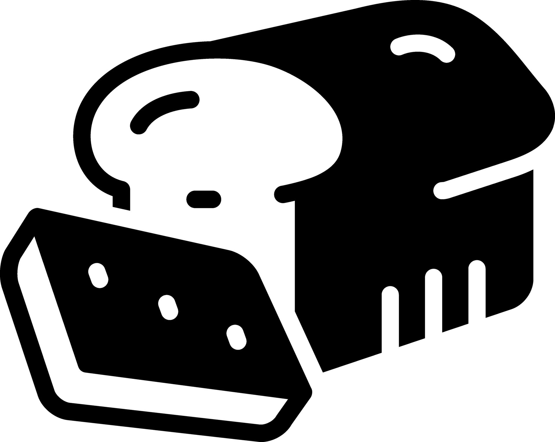 solid icon for slice 28325474 Vector Art at Vecteezy