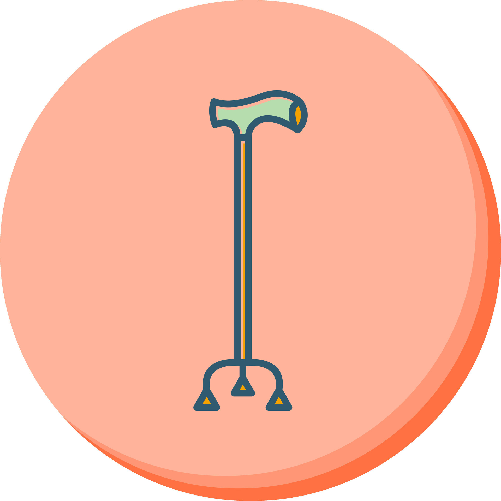Walking Stick Vector Icon 28331703 Vector Art At Vecteezy