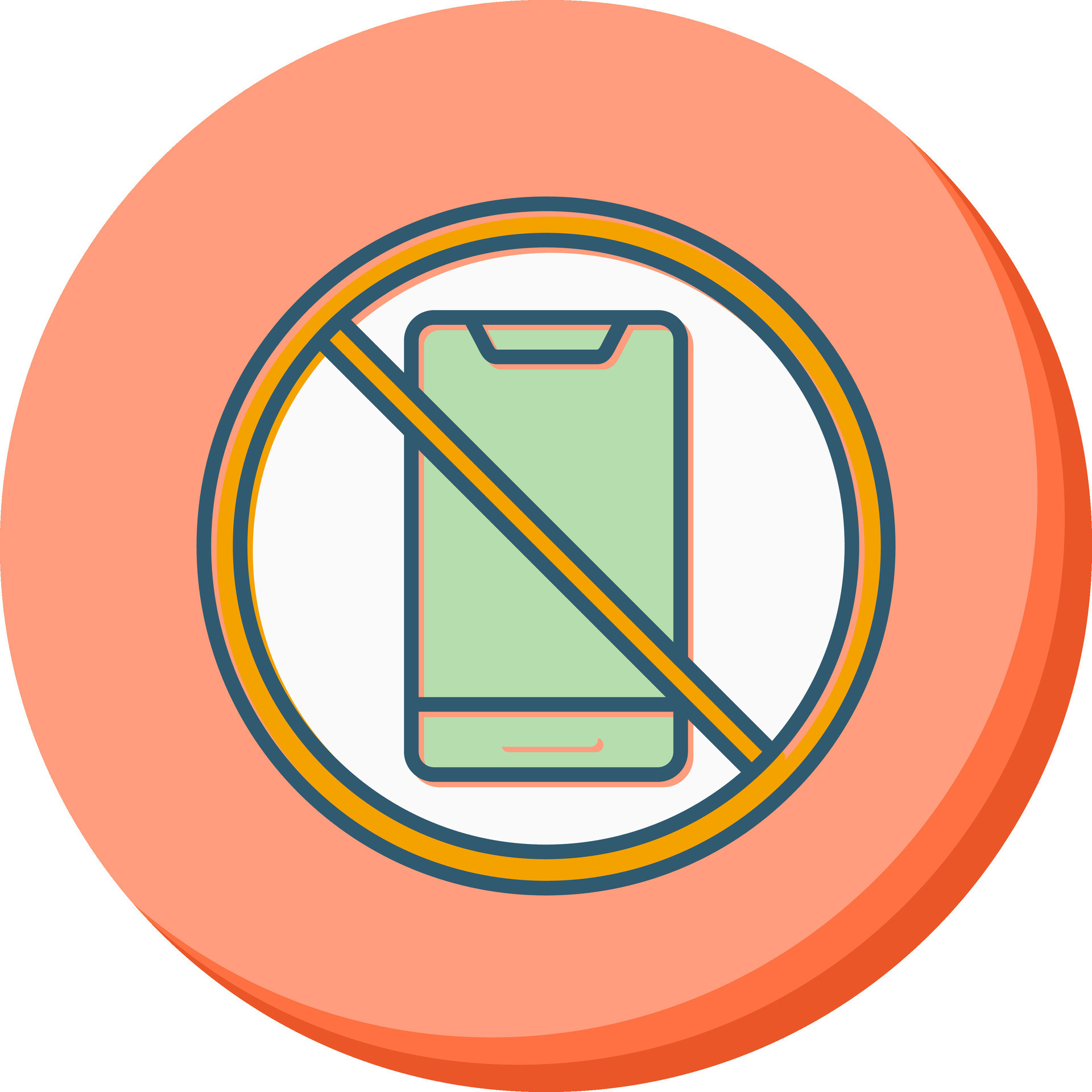 No Cell Phone Vector Icon 28333273 Vector Art at Vecteezy