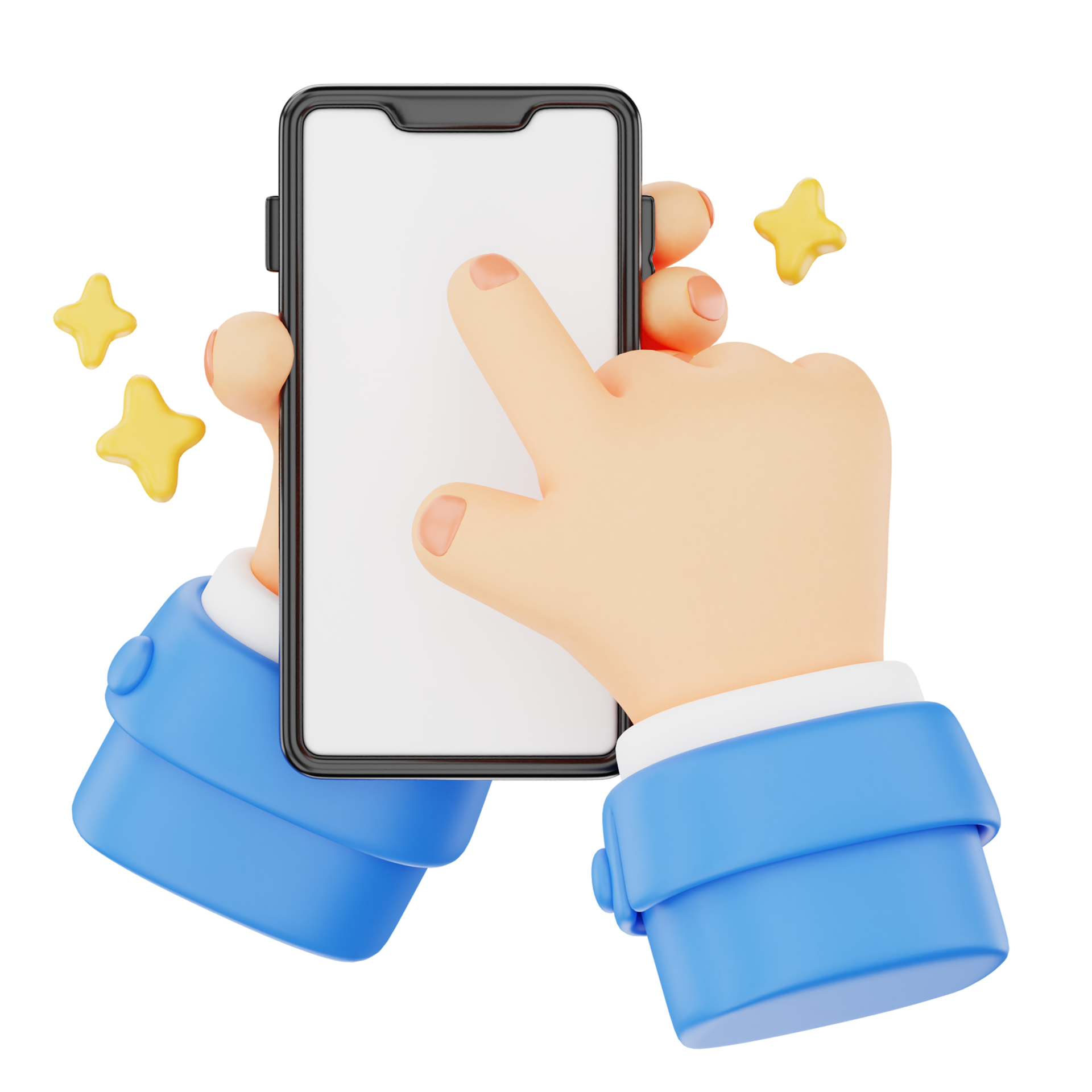 Phone Tapping 3d Hand Gesture Icon 28335512 Png