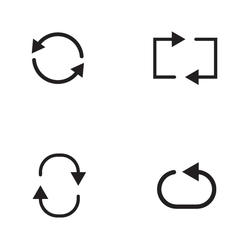 loop icon vector 28336813 Vector Art at Vecteezy