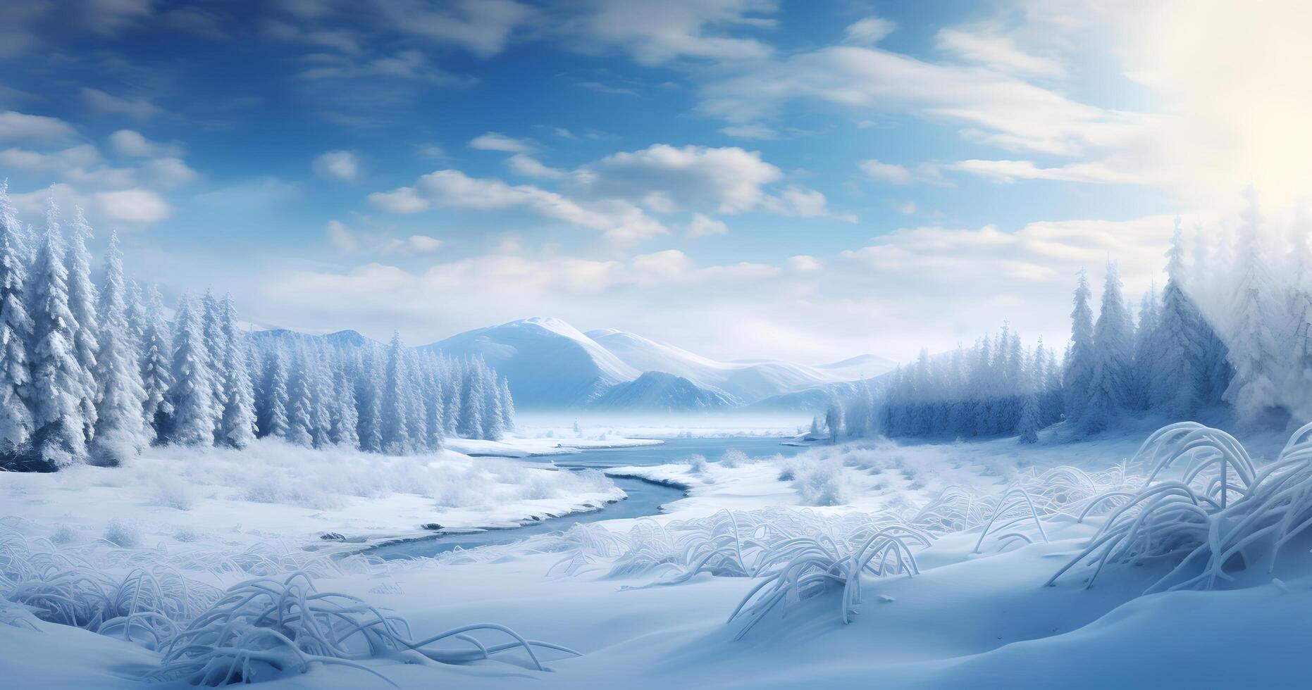 Winter Ice Backgrounds