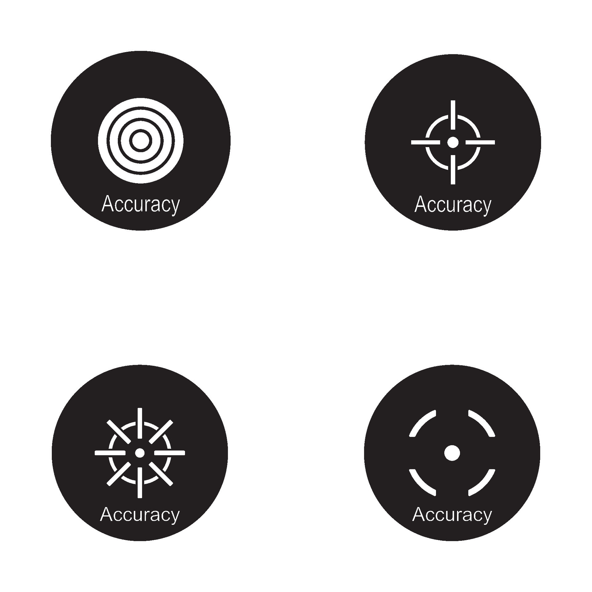 accuracy icon vector 28533666 Vector Art at Vecteezy