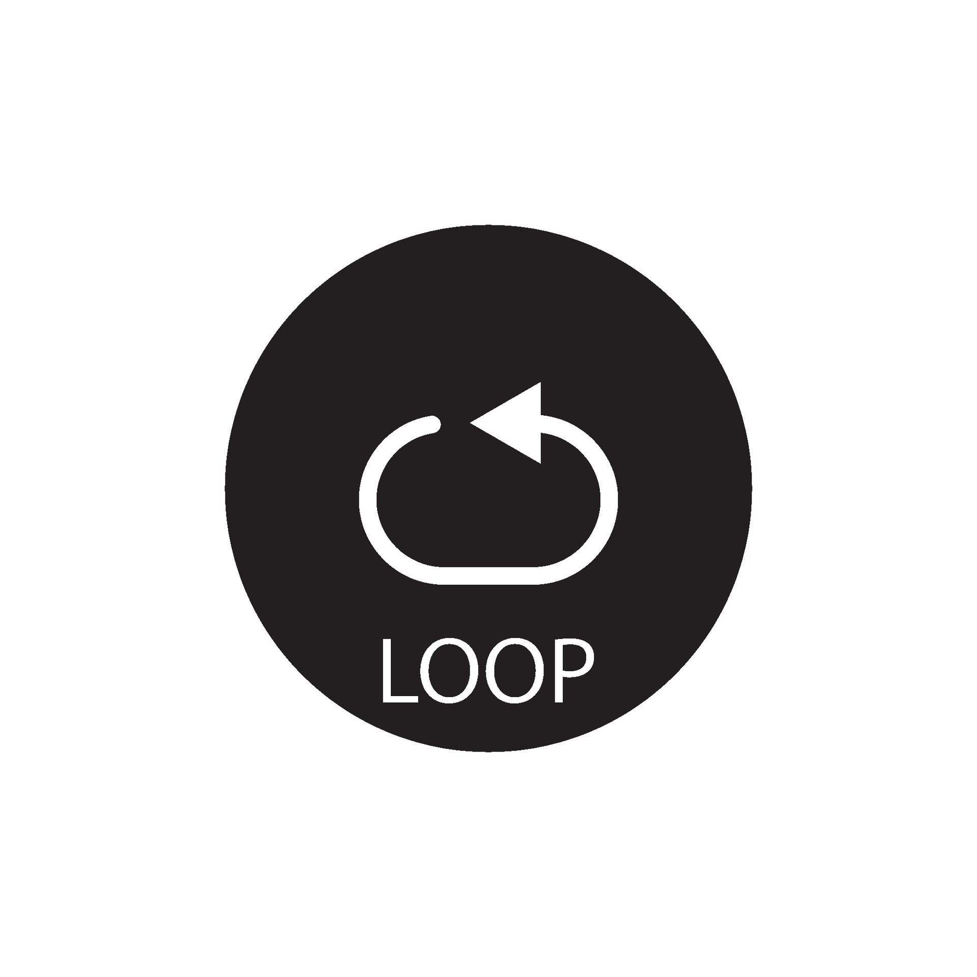 loop icon vector 28538242 Vector Art at Vecteezy