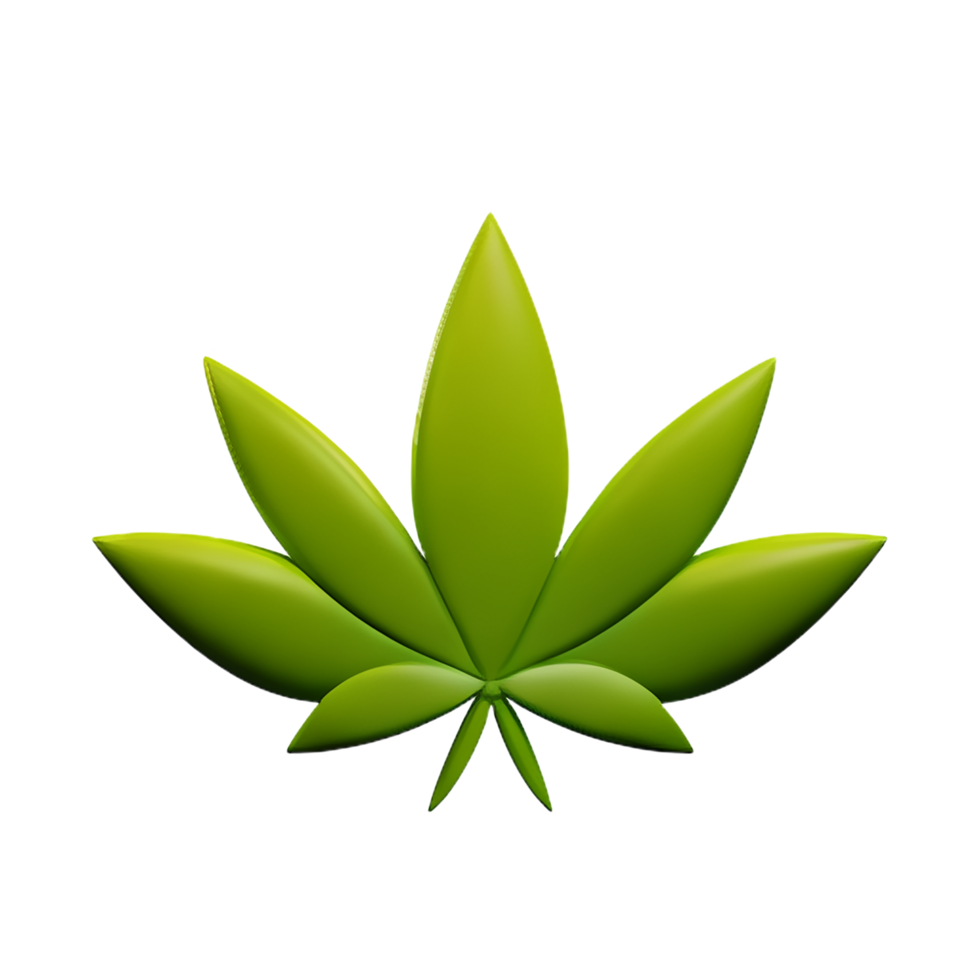Cannabis 3d Rendering Icon Illustration 28541798 Png