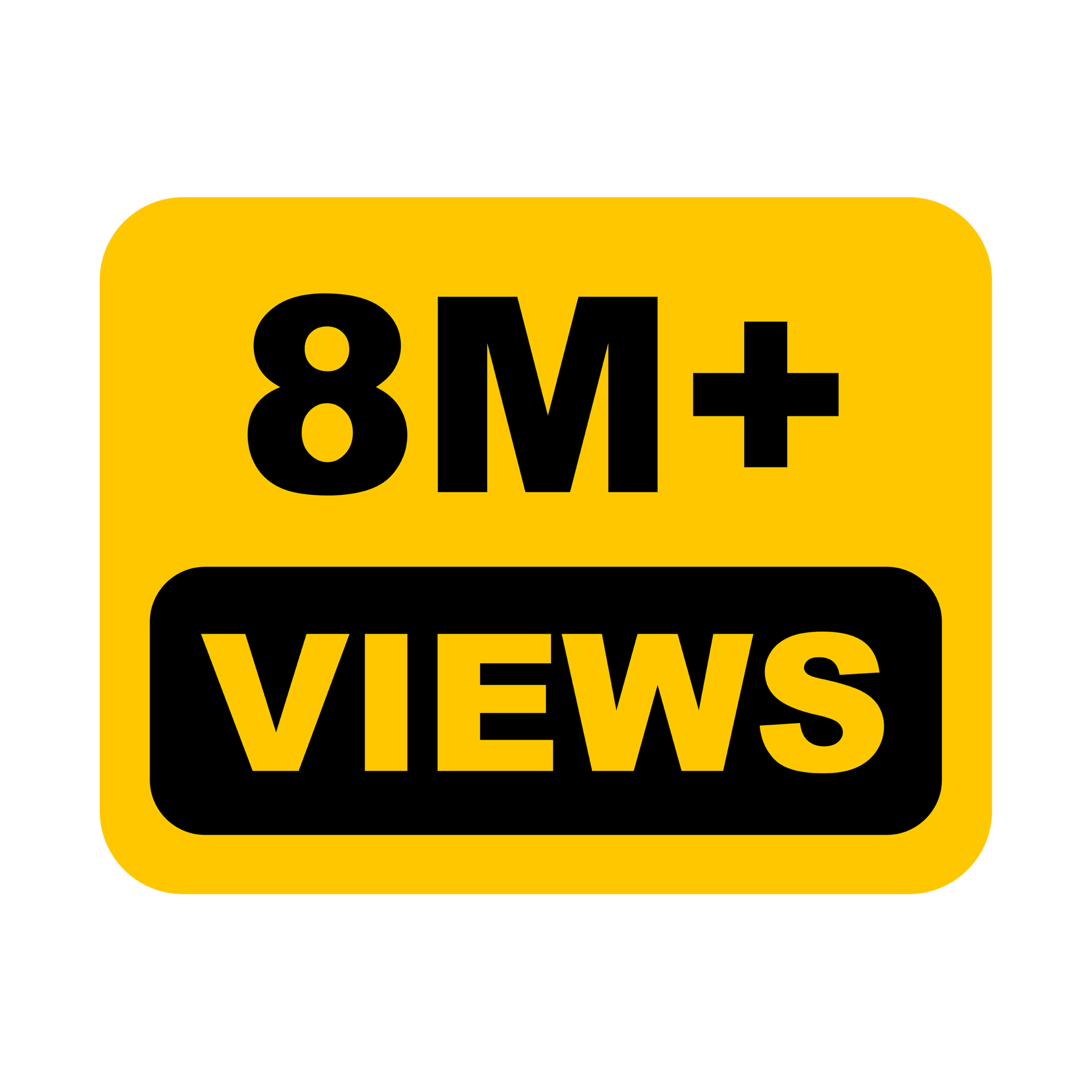 8M, 8M Views, 8M Views Png 28542117 PNG