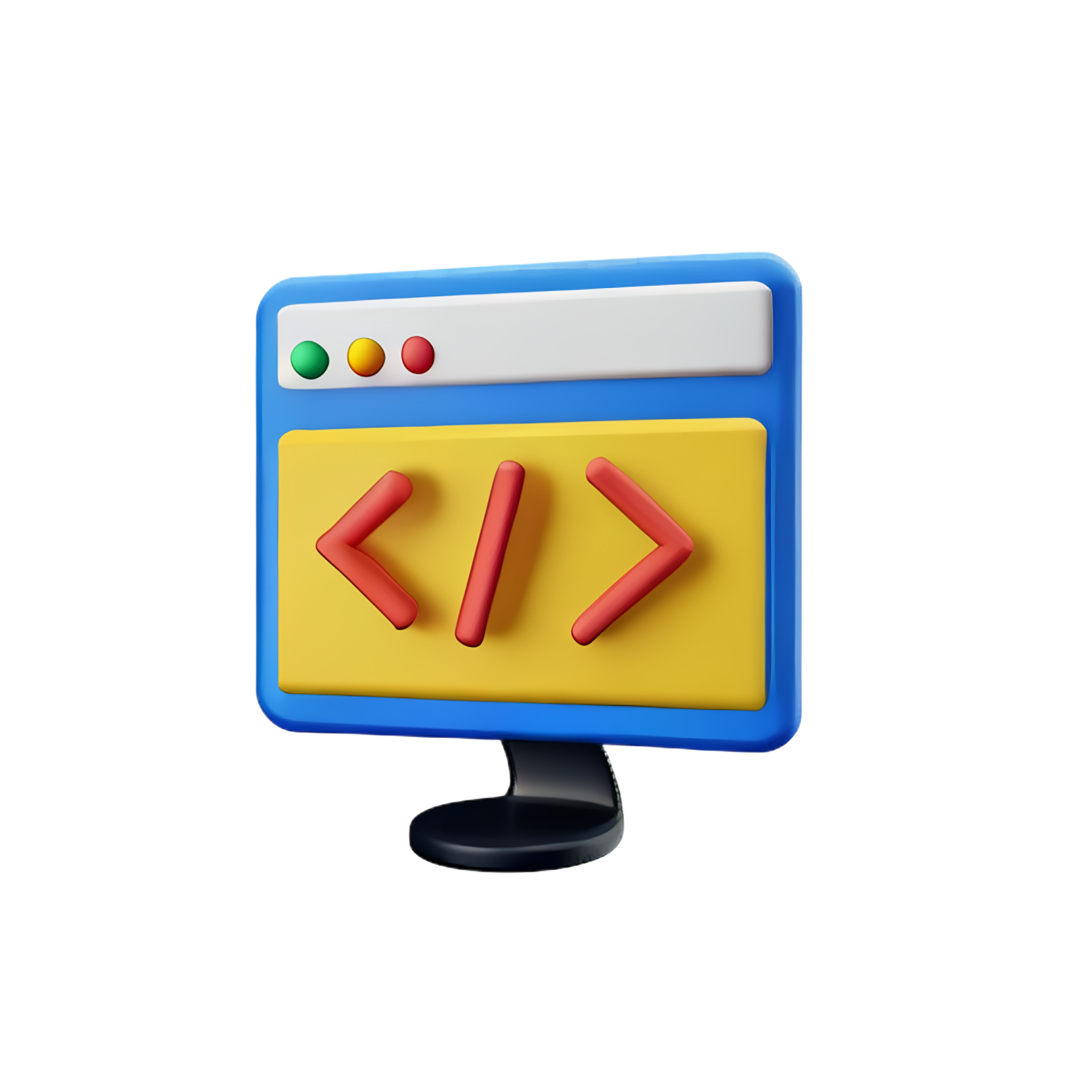 coding 3d rendering icon illustration 28542289 PNG