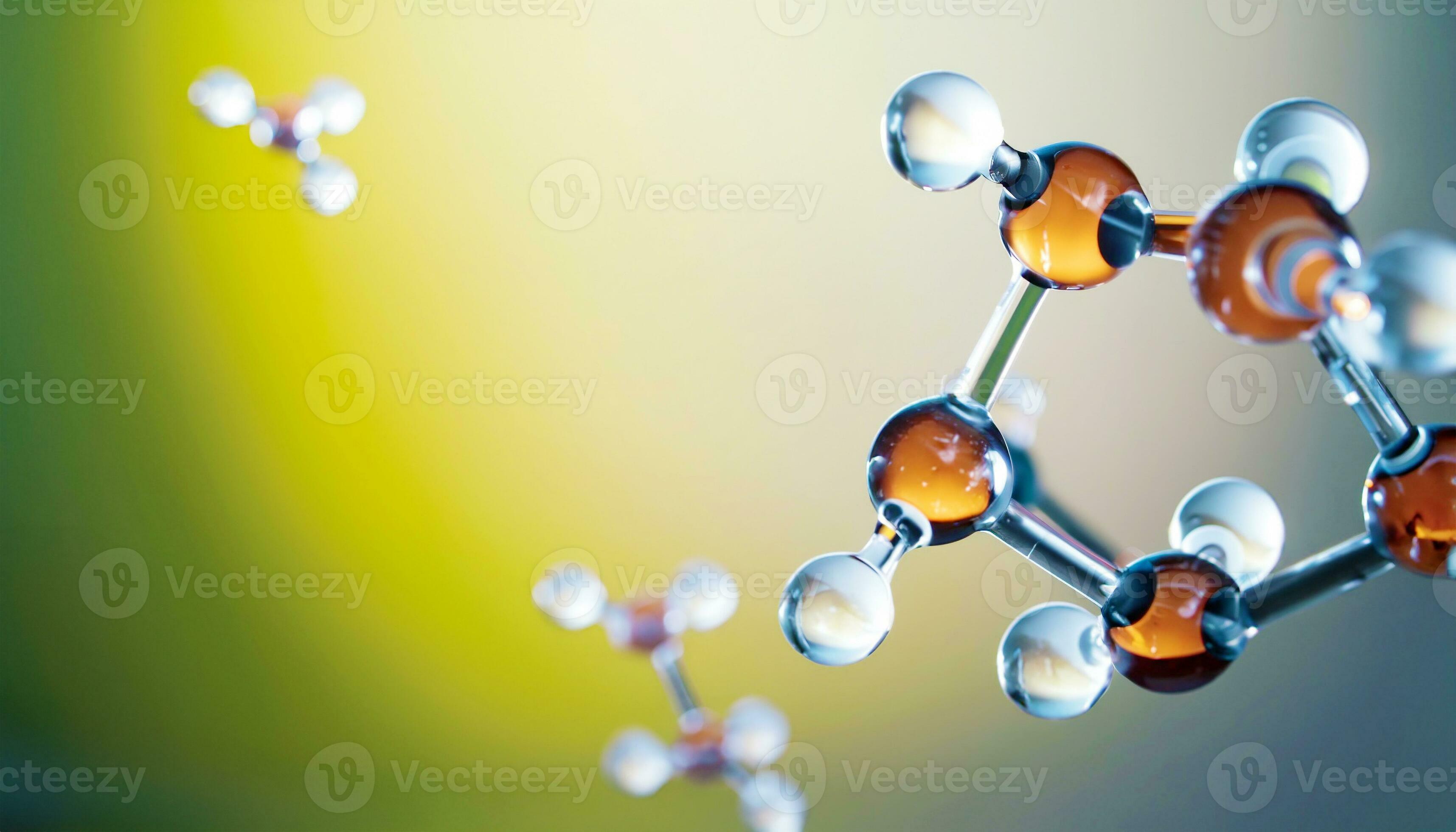 Science Background With Molecula And Atom Model Abstract Molecular Structure 28545195 Stock