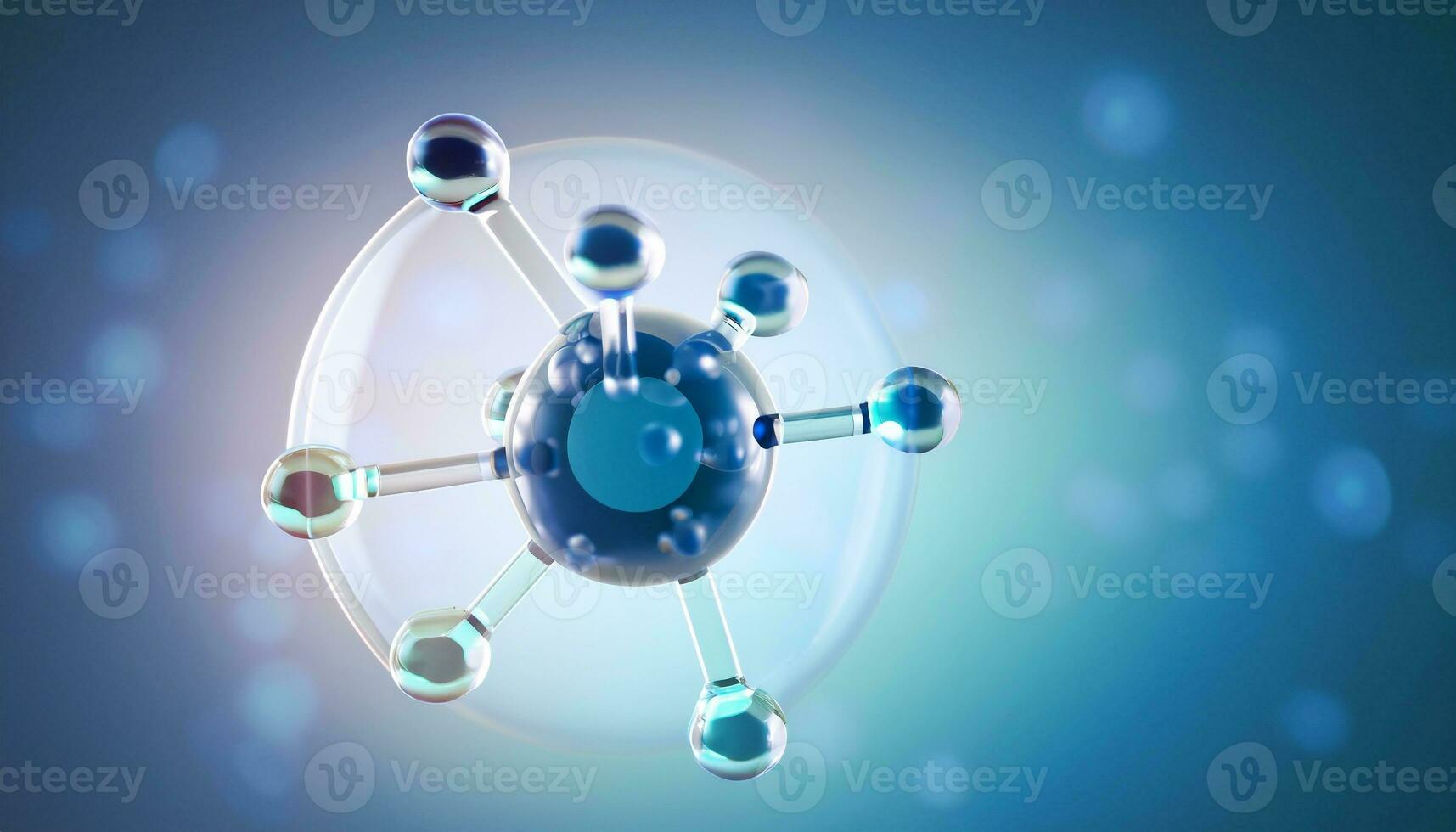 Science Background With Molecula And Atom Model Abstract Molecular