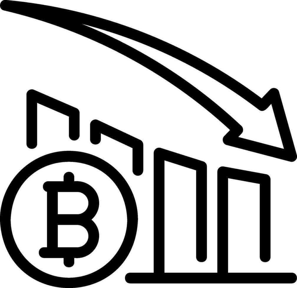 decrease line icon 28548285 Vector Art at Vecteezy