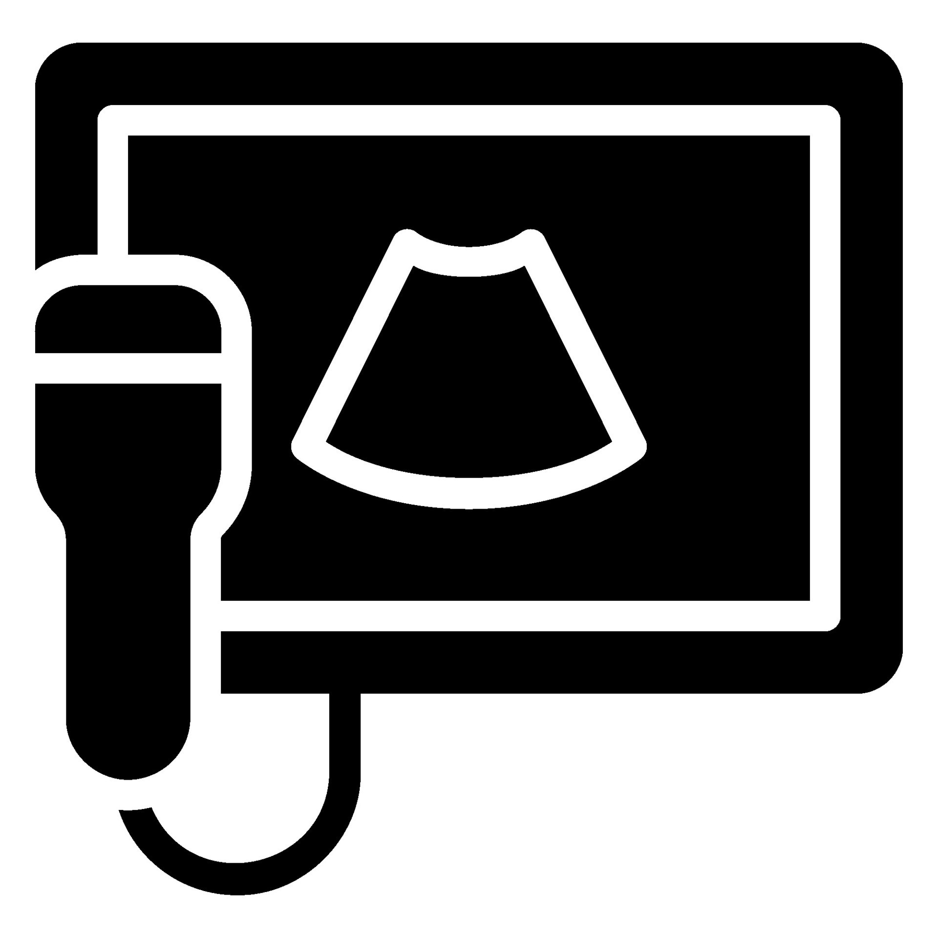 ultrasonic sensor glyph icon 28548728 Vector Art at Vecteezy